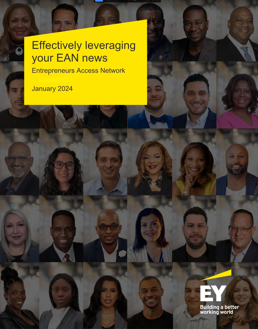 Victor Santos and Douglas Lopes were selected as members of the 2024 EY ...