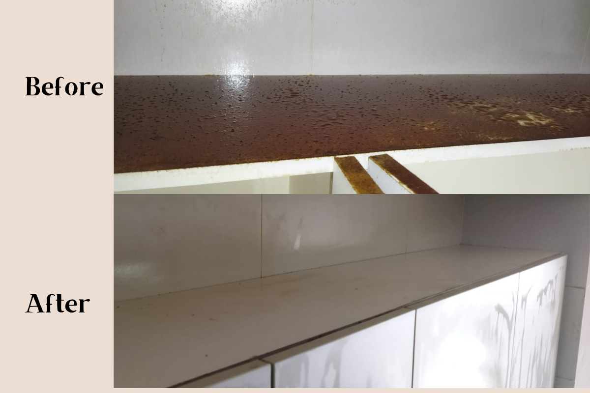 Deep Cleaning: Before and After