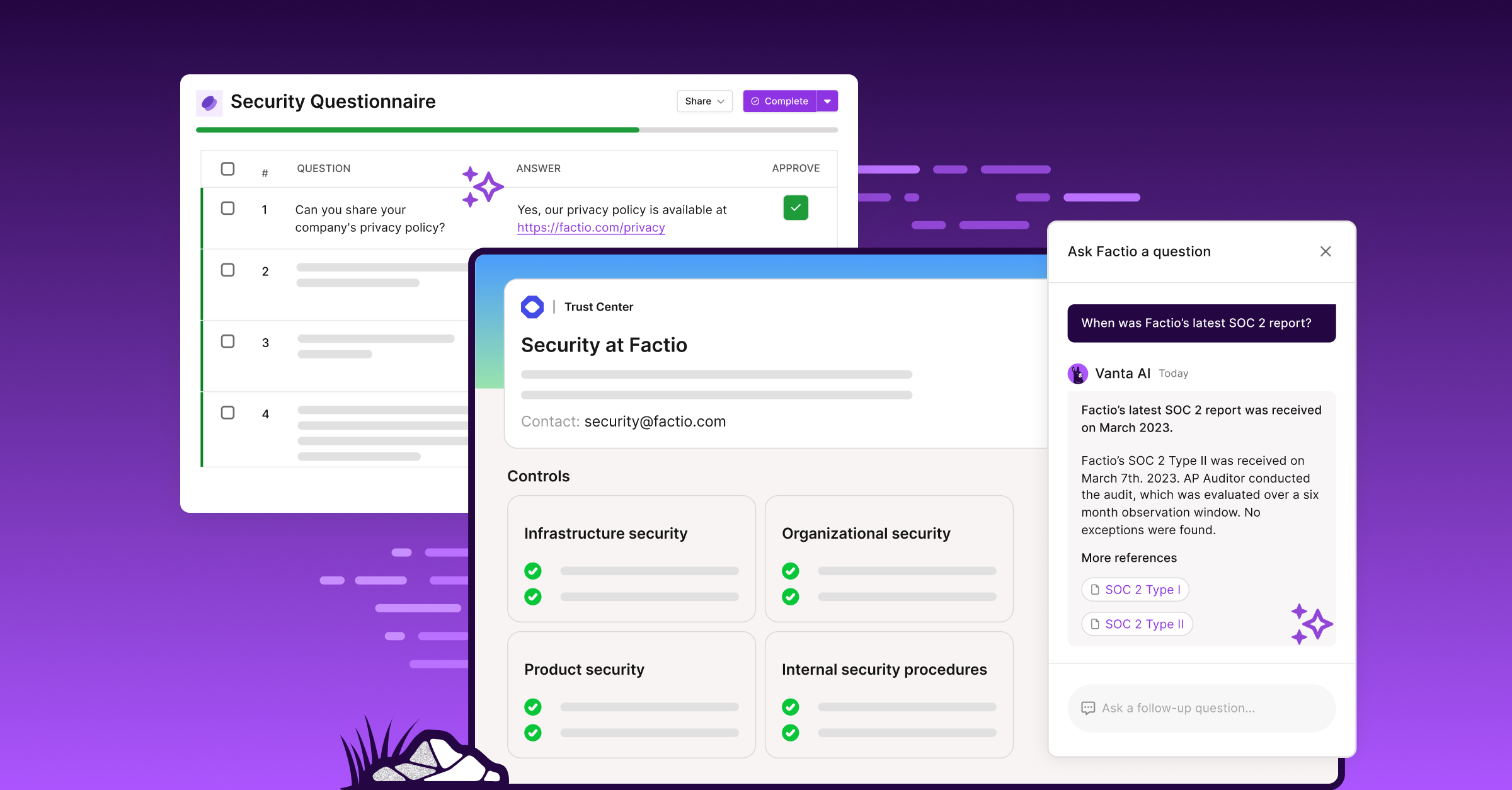 Questionnaire Automation: Complete security questionnaires in minutes