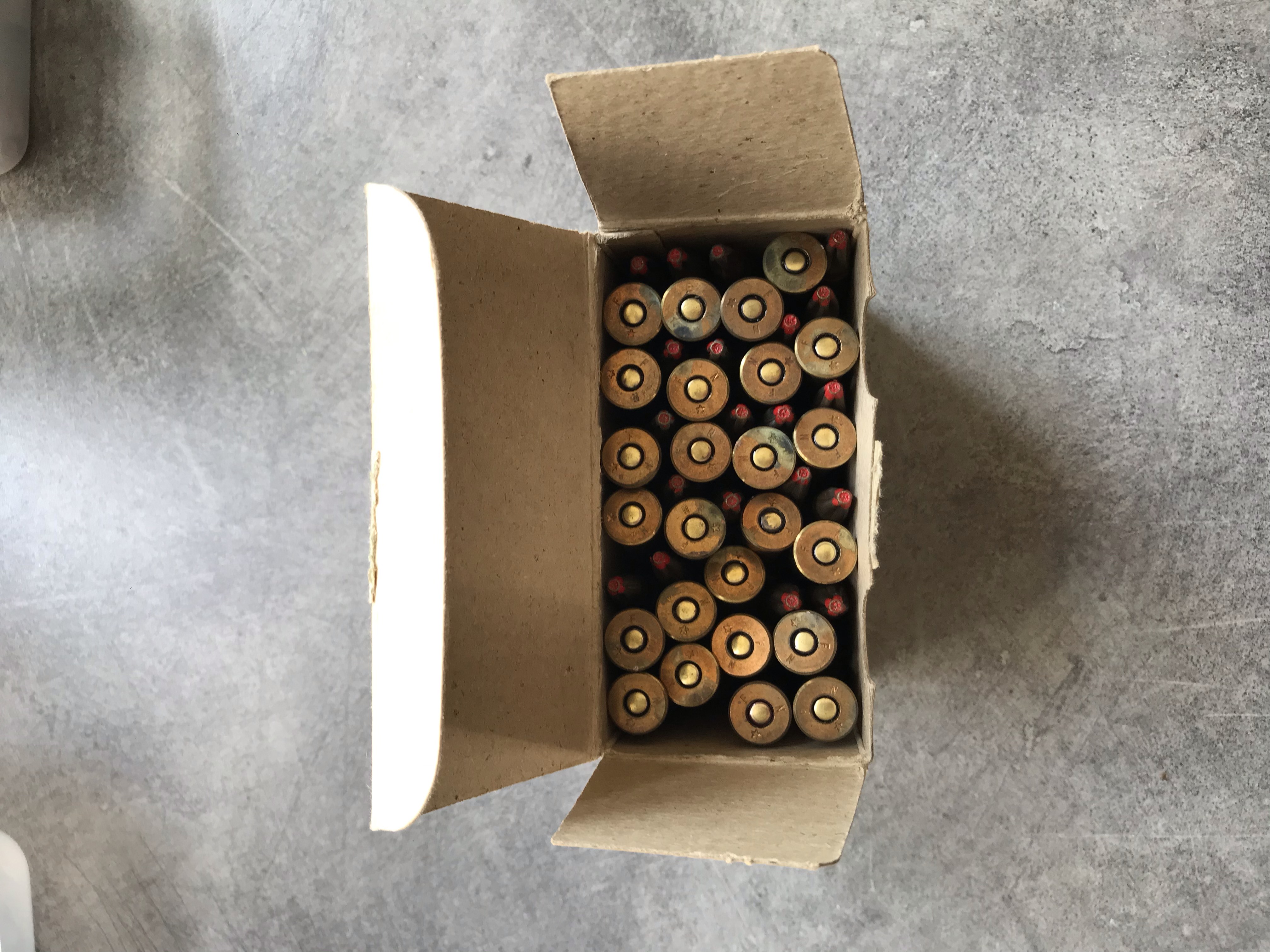 45 303. Blanks in a 1952 dated 303 cardboard box