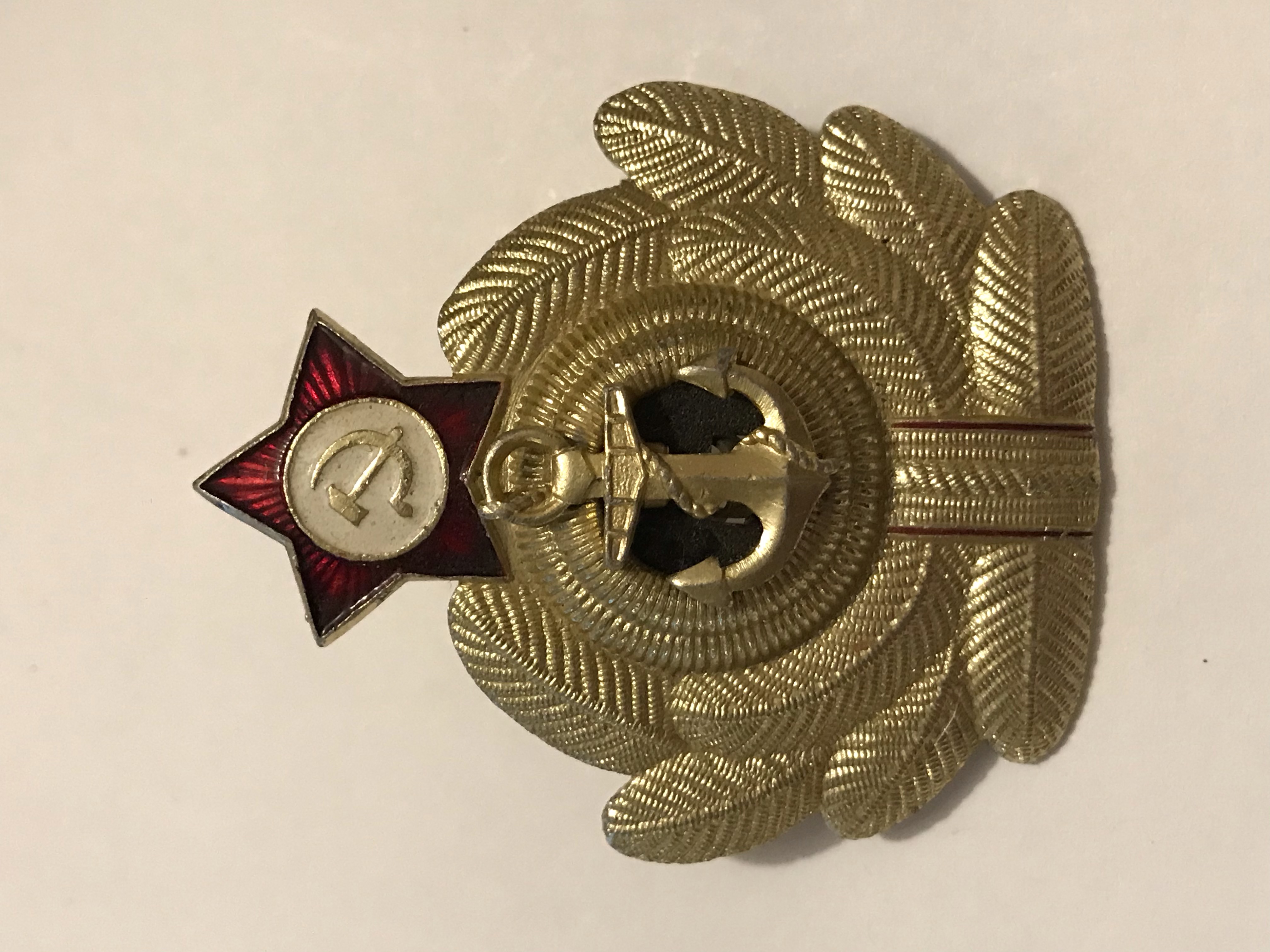 Soviet Union Army Navy Badges Cap