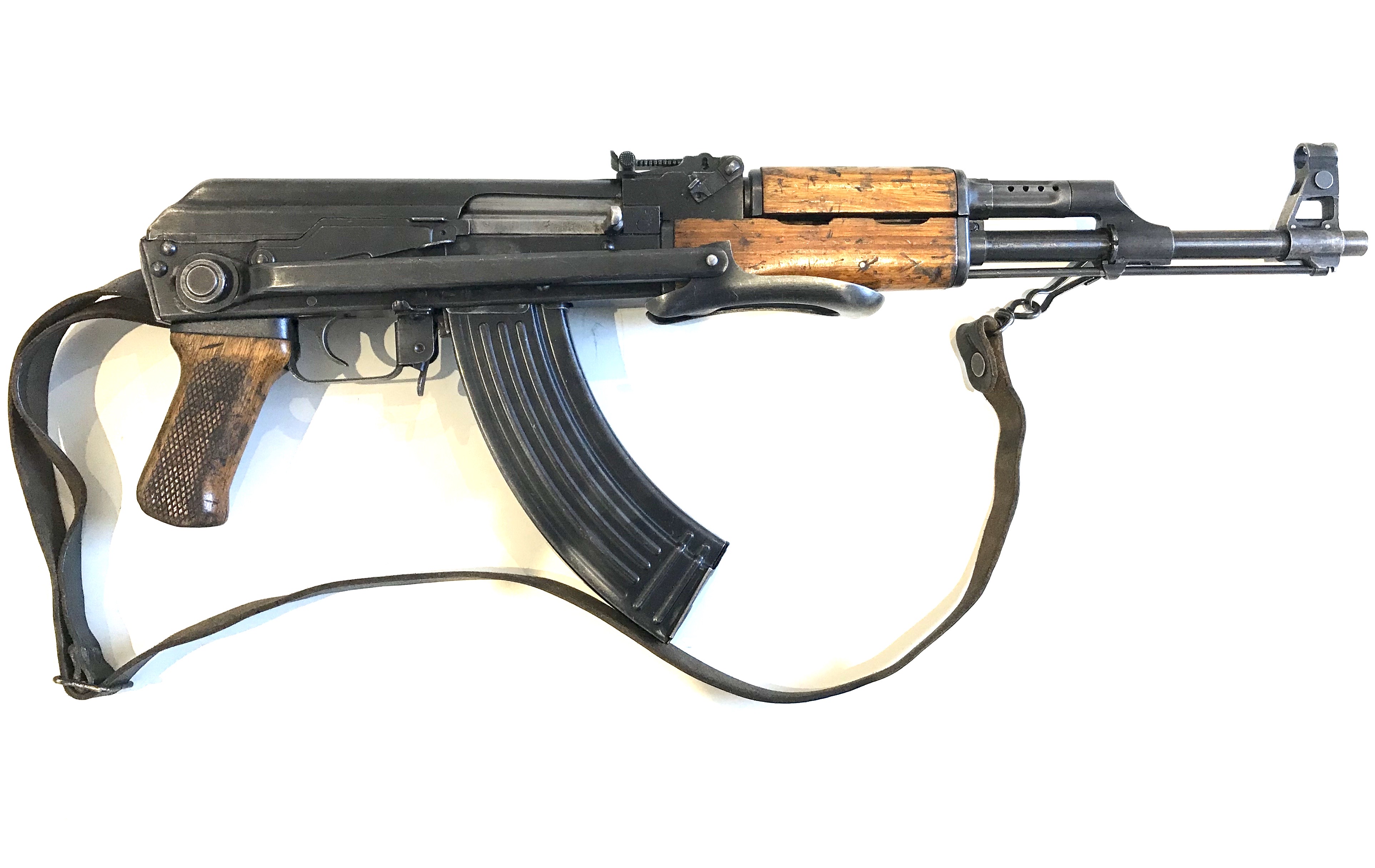 Type 56 AK47 under folding stock.