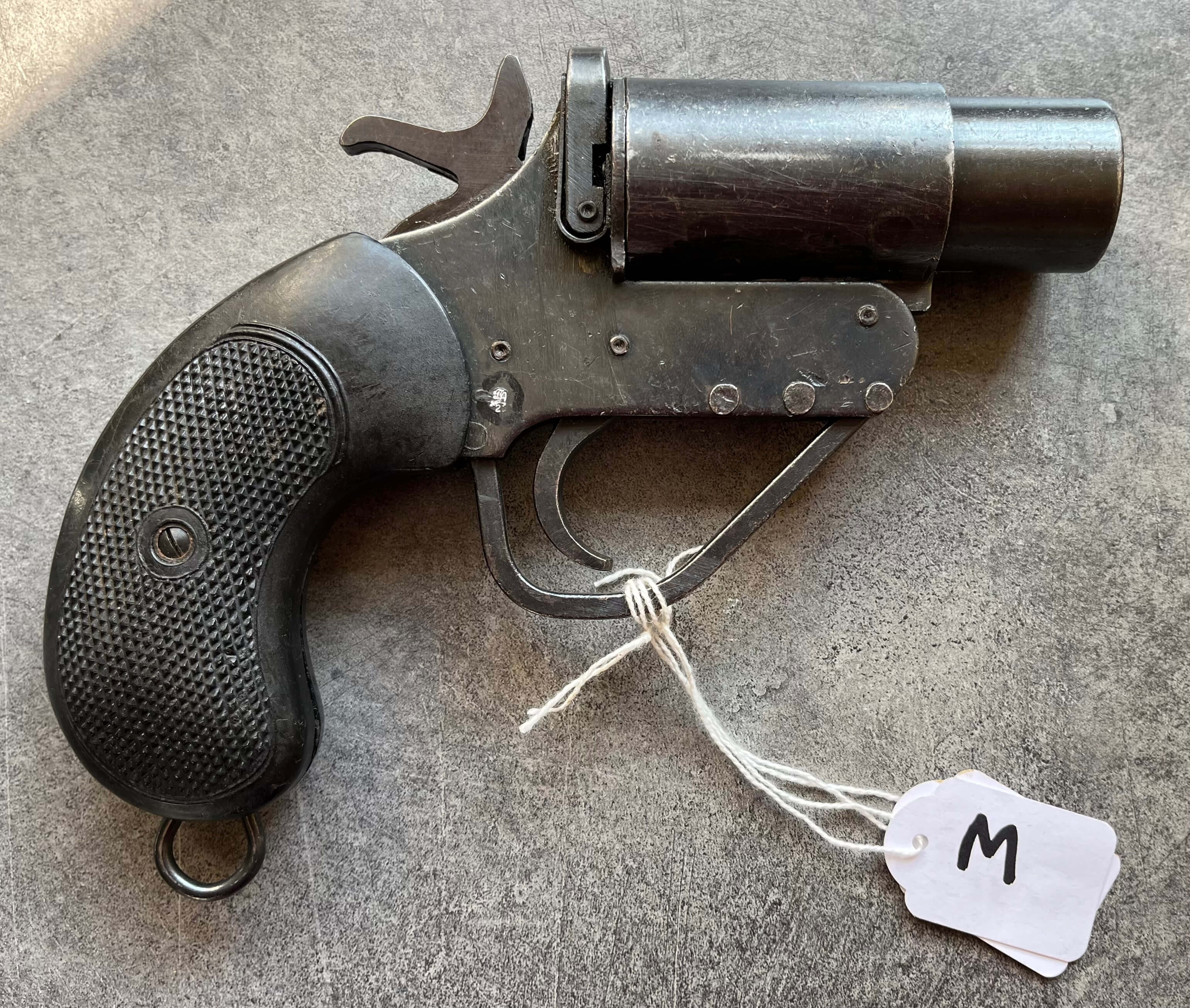 Deactivated Webley & Scott No2 mk5 1" flare pistol
