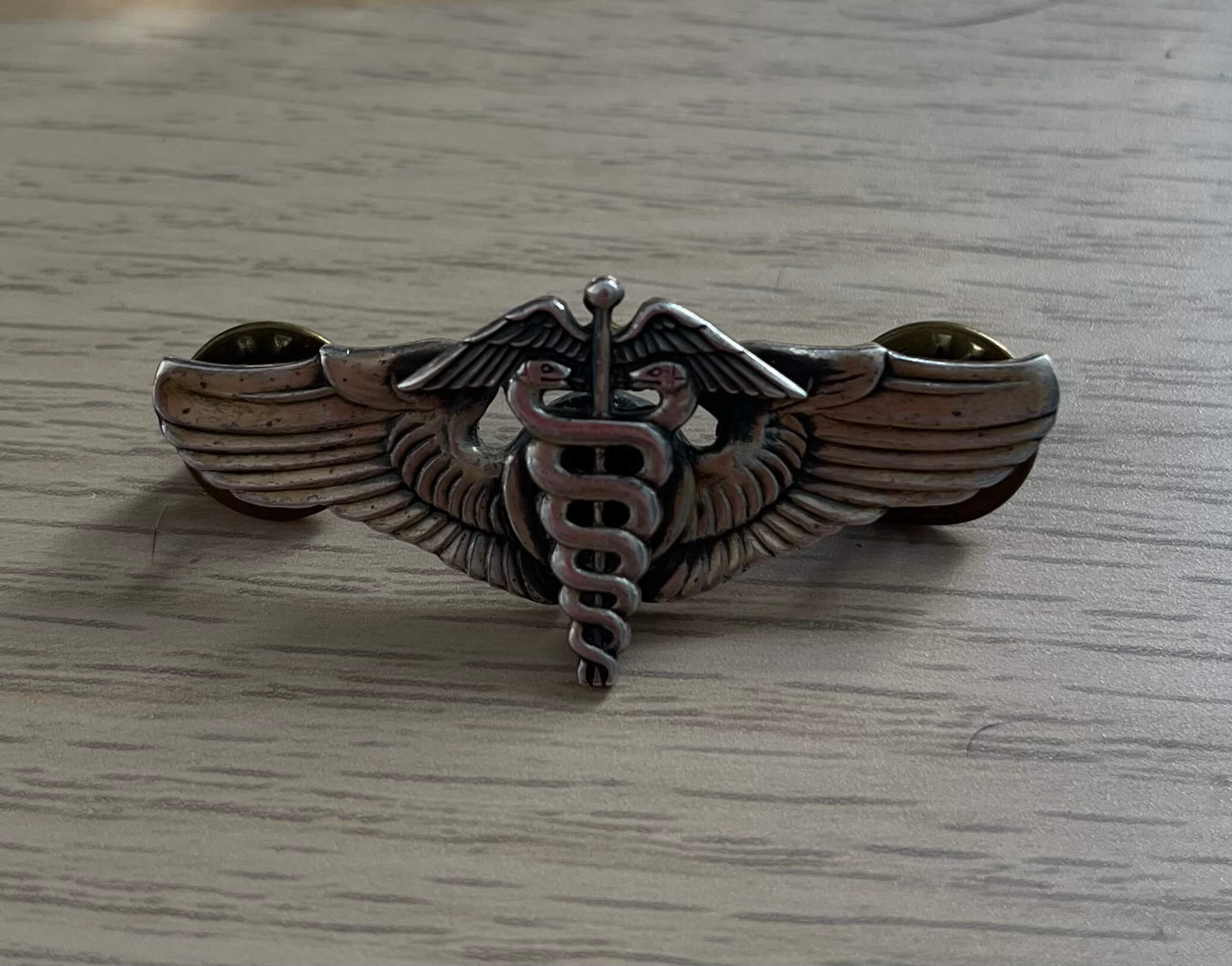WWII Sterling 2″ Flight Surgeon Wings