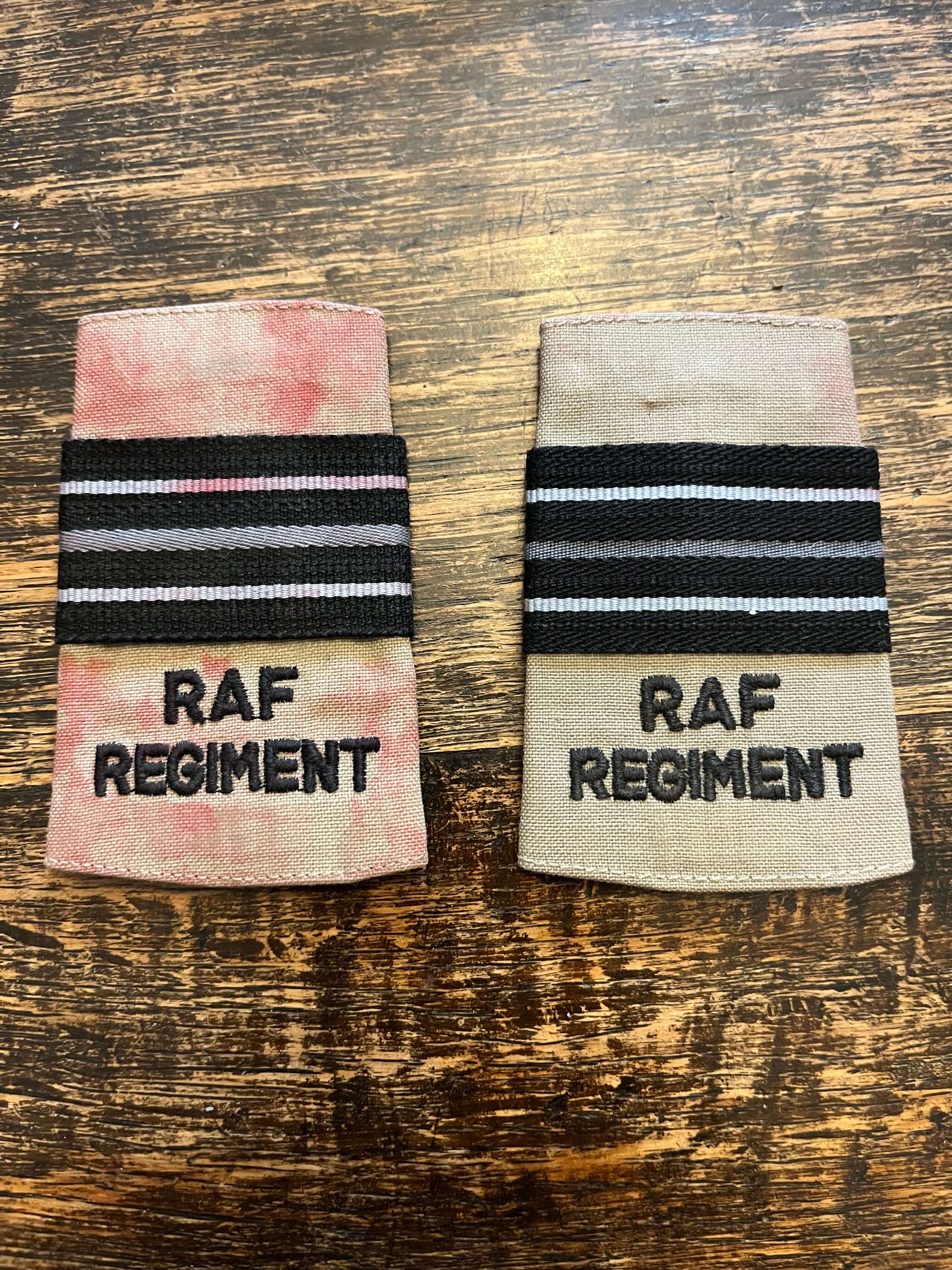 RAF Regiment Flight Lieutenant Officer Rank Slides