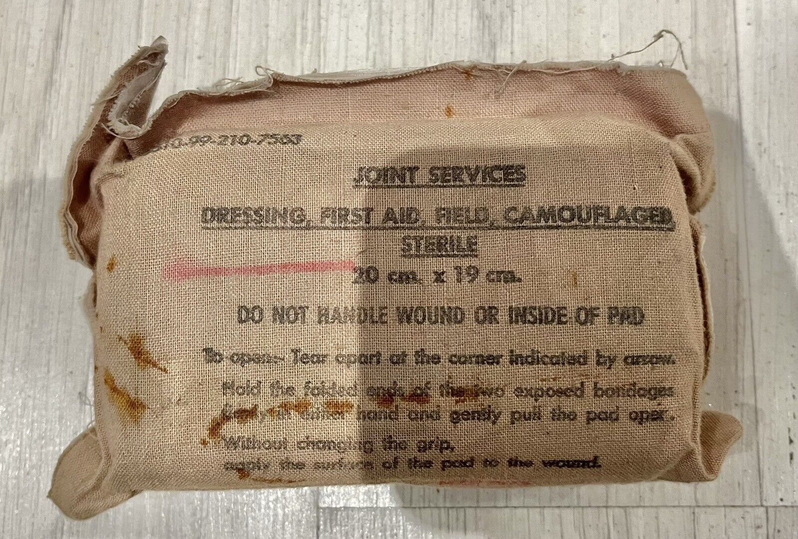 Dressing First Aid Field Camouflaged at Lynn Potter blog