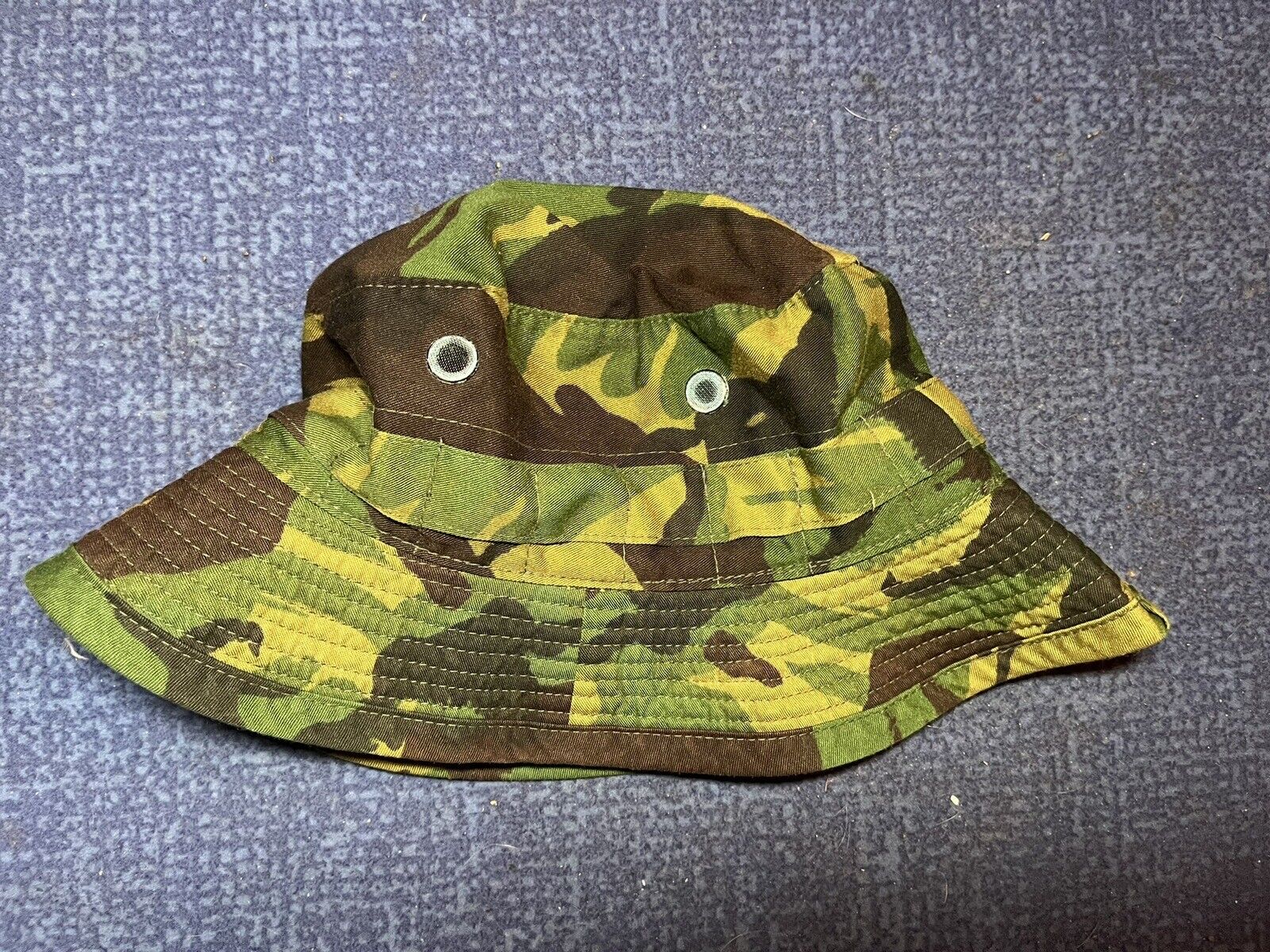 1970/80s dpm camo 68 pattern BUSH BOONIE JUNGLE HAT modified FALKLANDS WAR