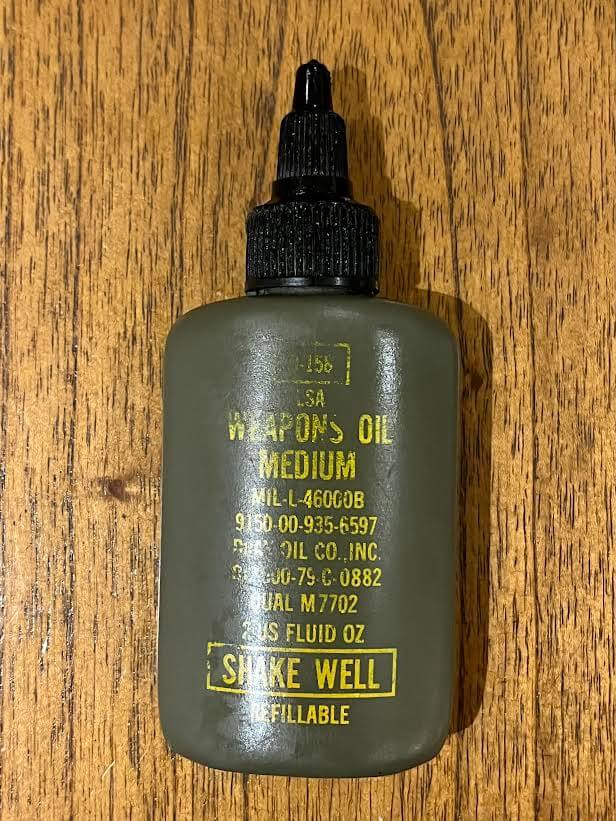 U.S Army LSA Weapon Oil Vietnam Era 1979 Dated
