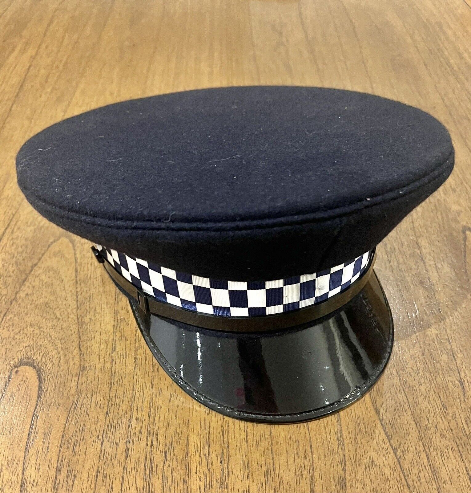 British Police Force Peaked Cap, UK Police Patrol HAT