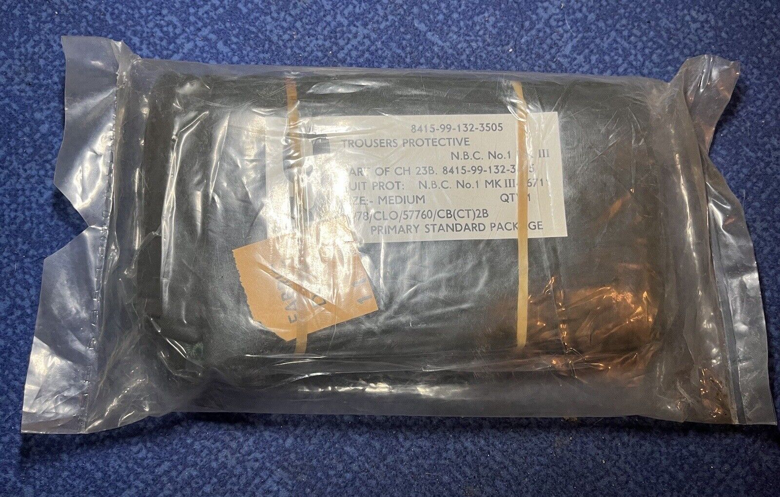 1978 Dated Original British Army NBC Trouser Camo Olive