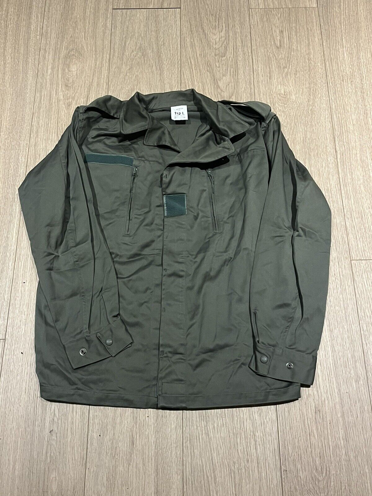 GENUINE FRENCH ARMY F2 JACKET COMBAT MILITARY ISSUE SURPLUS SHIRT OLIVE ...