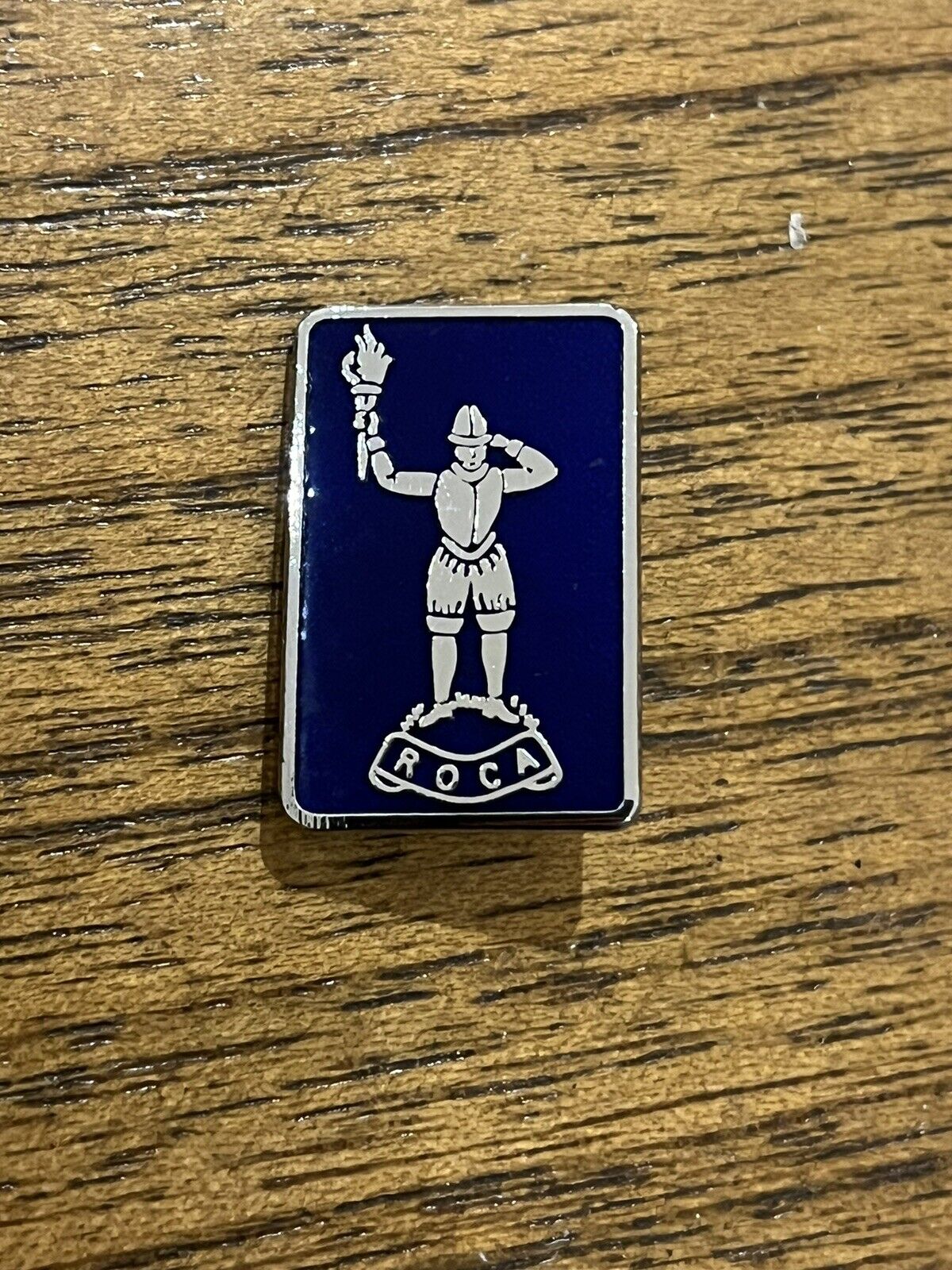 Royal Observer corps Blue Pin badge