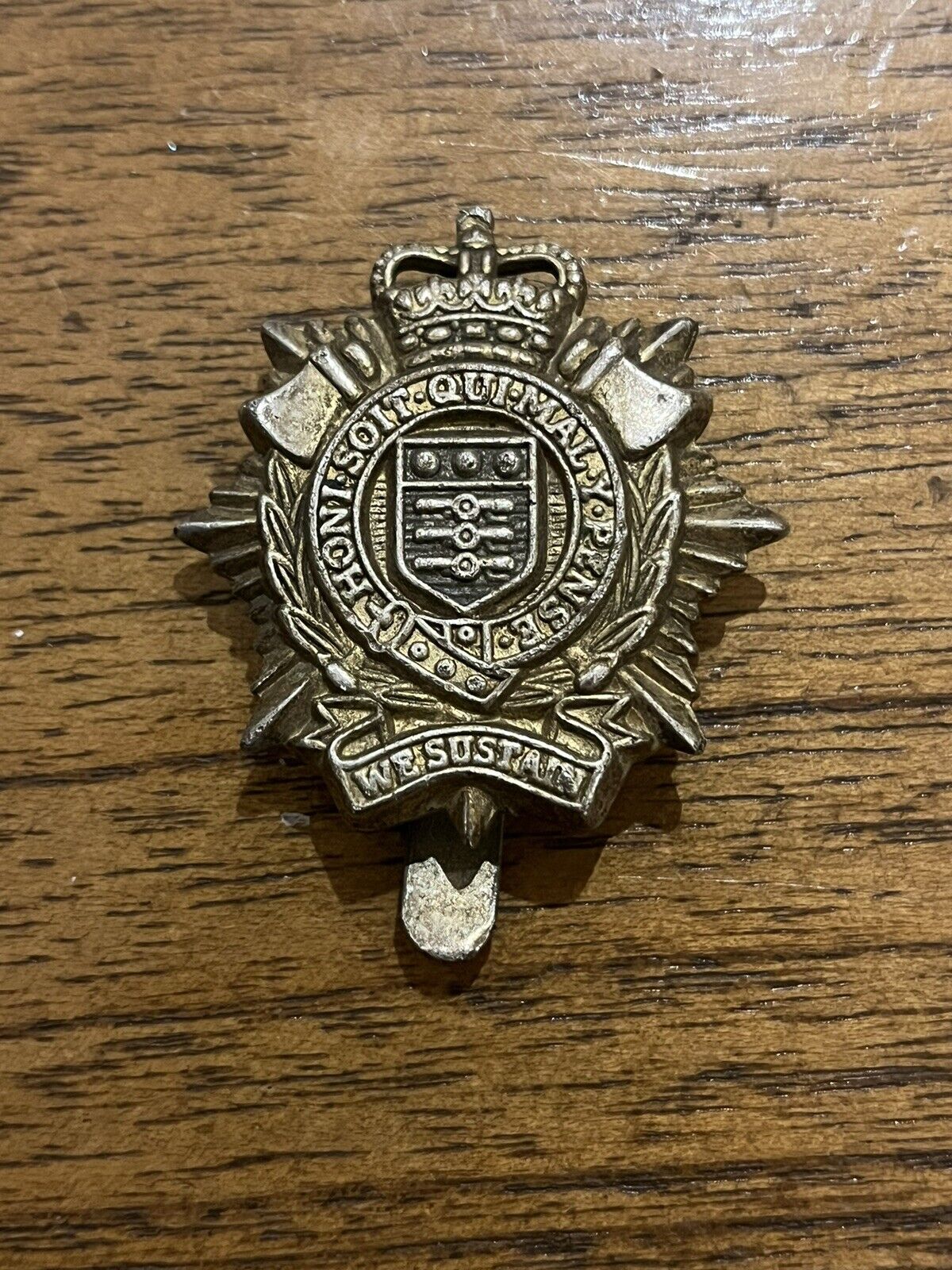 ROYAL LOGISTICS CORPS ORS CAP / BERET BADGE - British Army