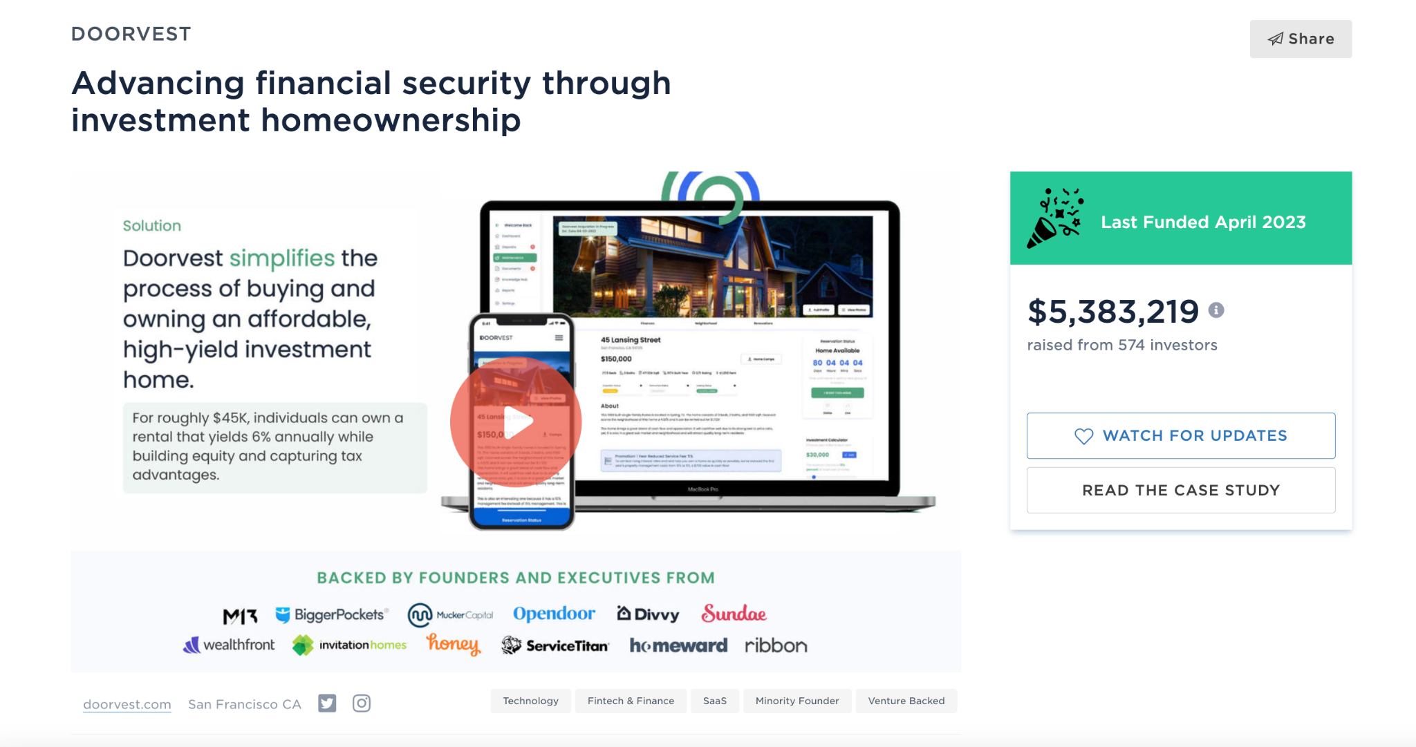 15+ Wefunder Success Stories