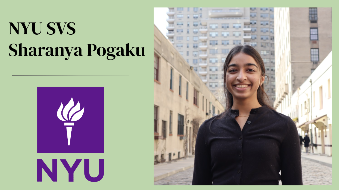 Sharanya Pogaku on NYU SVS