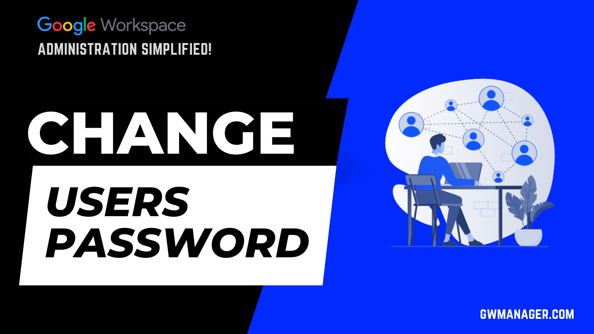Bulk Change Google Workspace Users Password with GW Manager