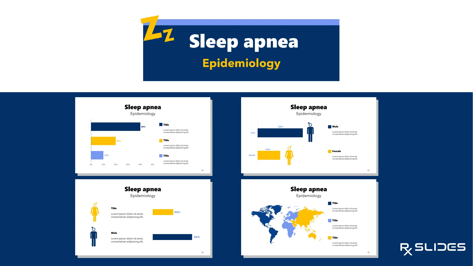 Download Sleep Apnea PowerPoint Template| RxSlides
