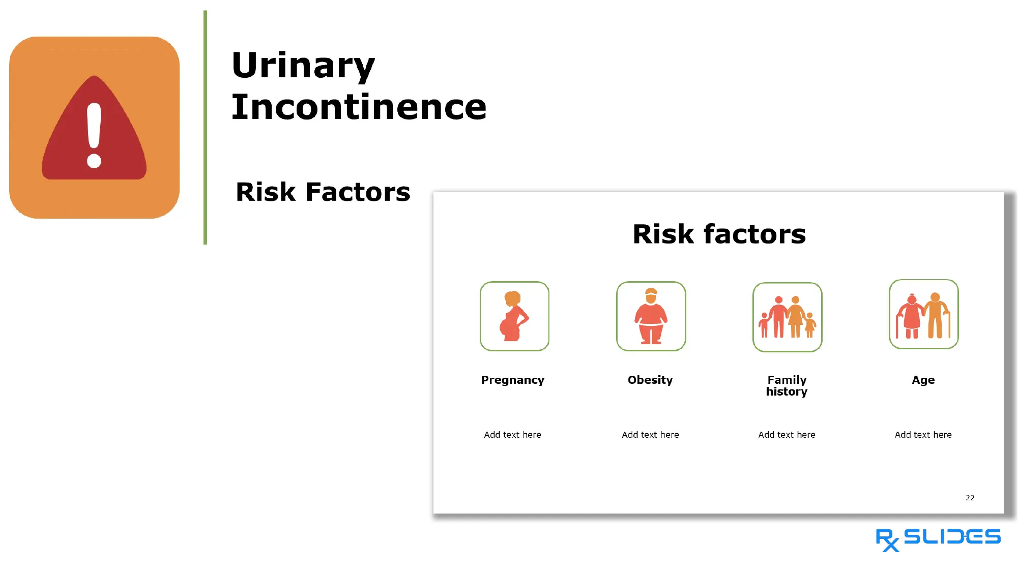 Download Urinary Incontinence PowerPoint Template| RxSlides
