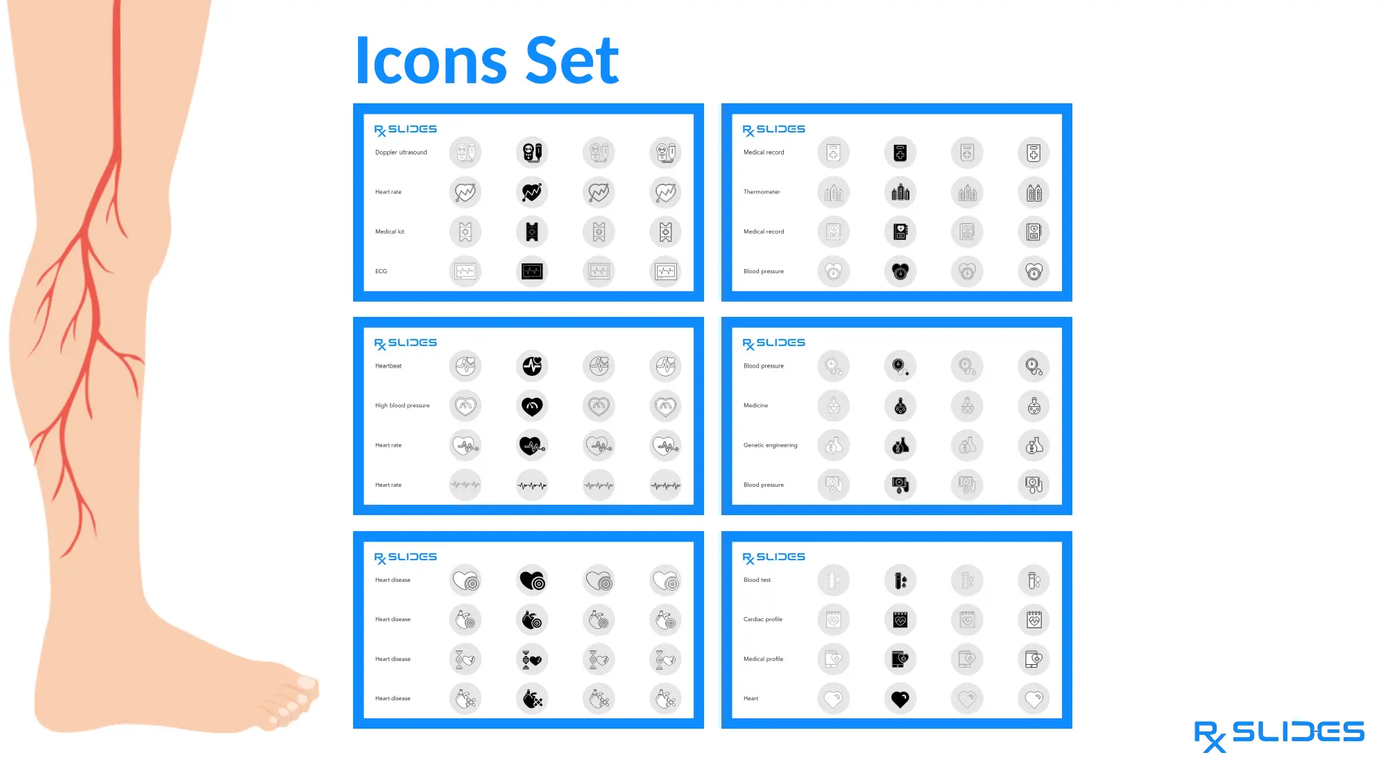 Download Peripheral Arterial Disease PowerPoint Template| RxSlides
