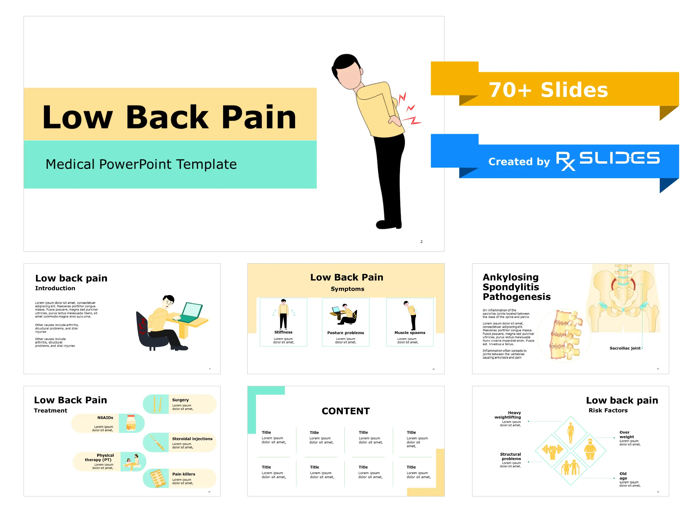 Download Low Back Pain PowerPoint Template|RxSlides