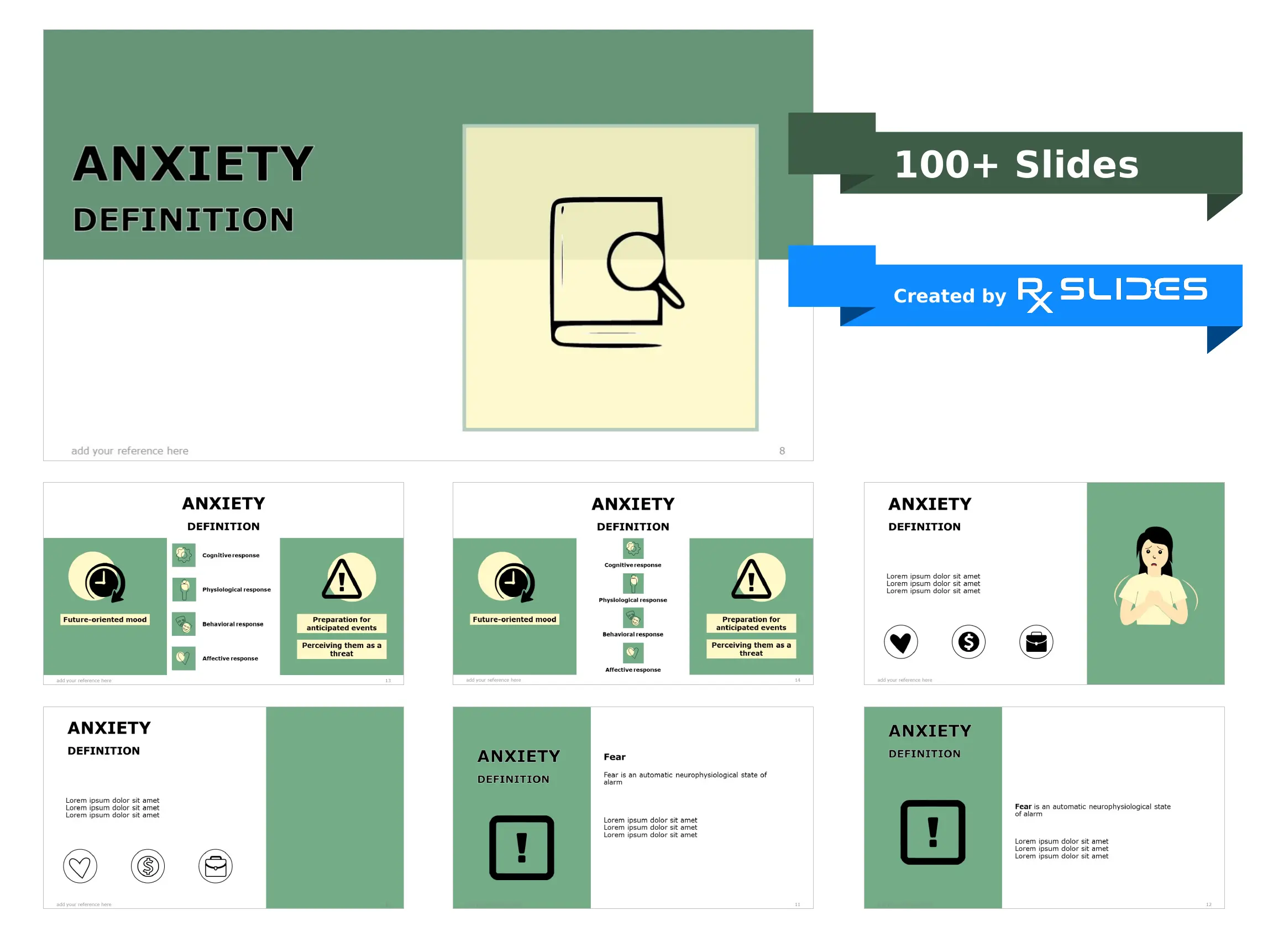 Download Anxiety PowerPoint Template| RxSlides