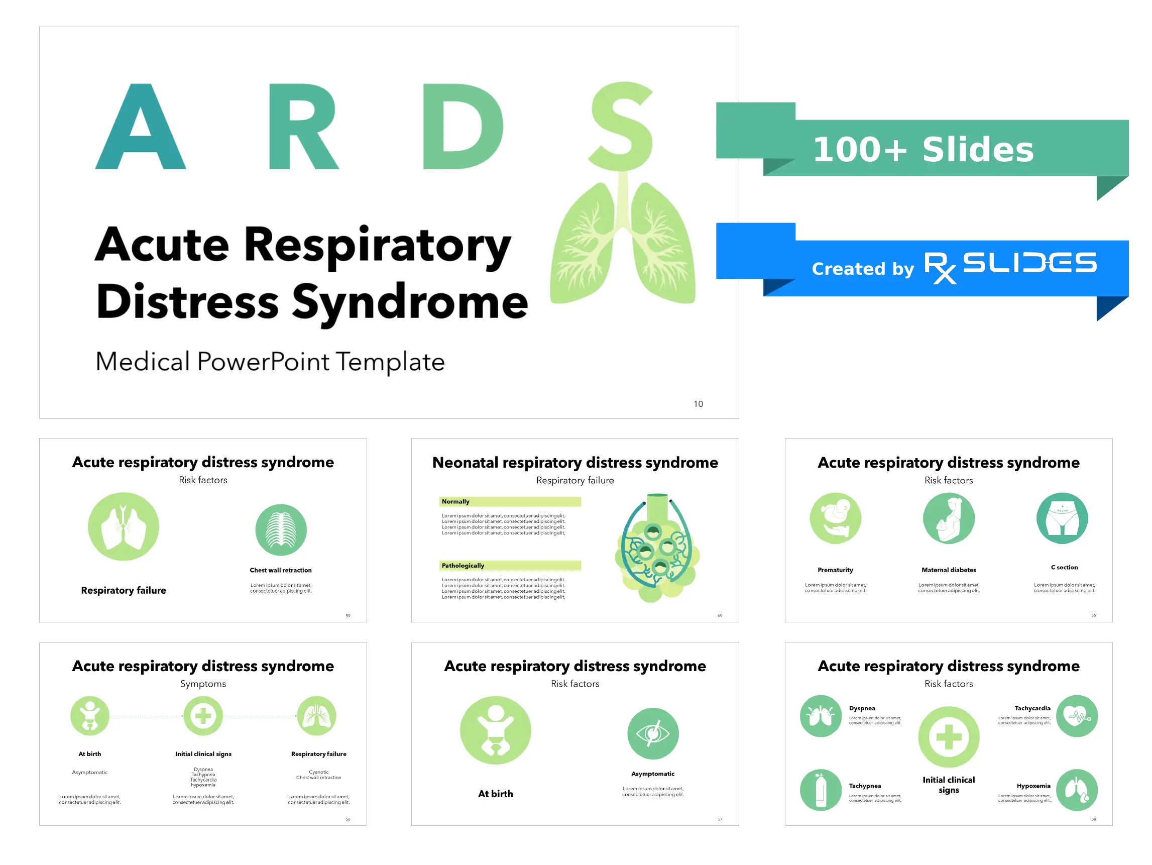 Download Respiratory Distress Syndrome PowerPoint Template| RxSlides