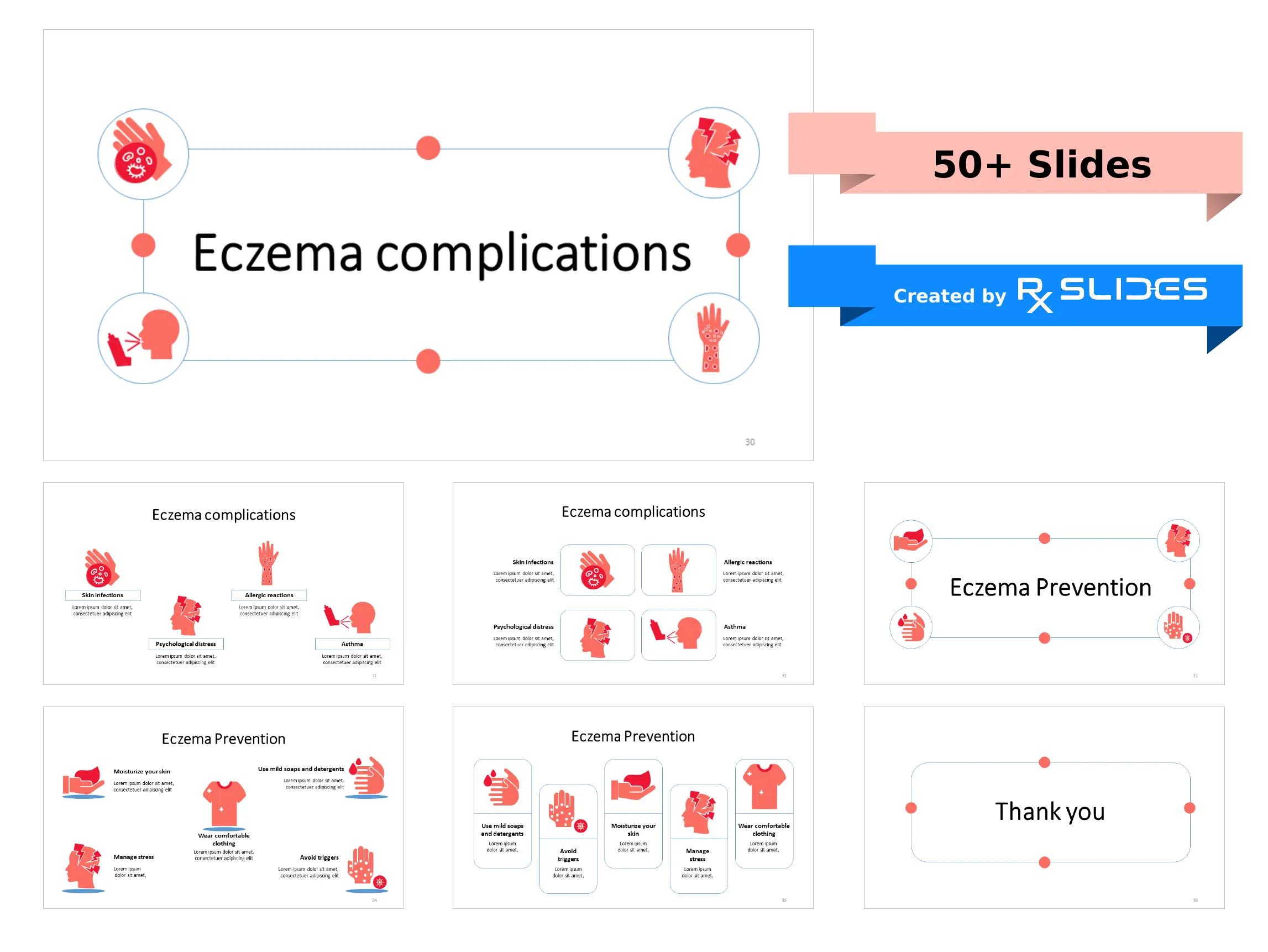 Download Eczema PowerPoint Template| RxSlides