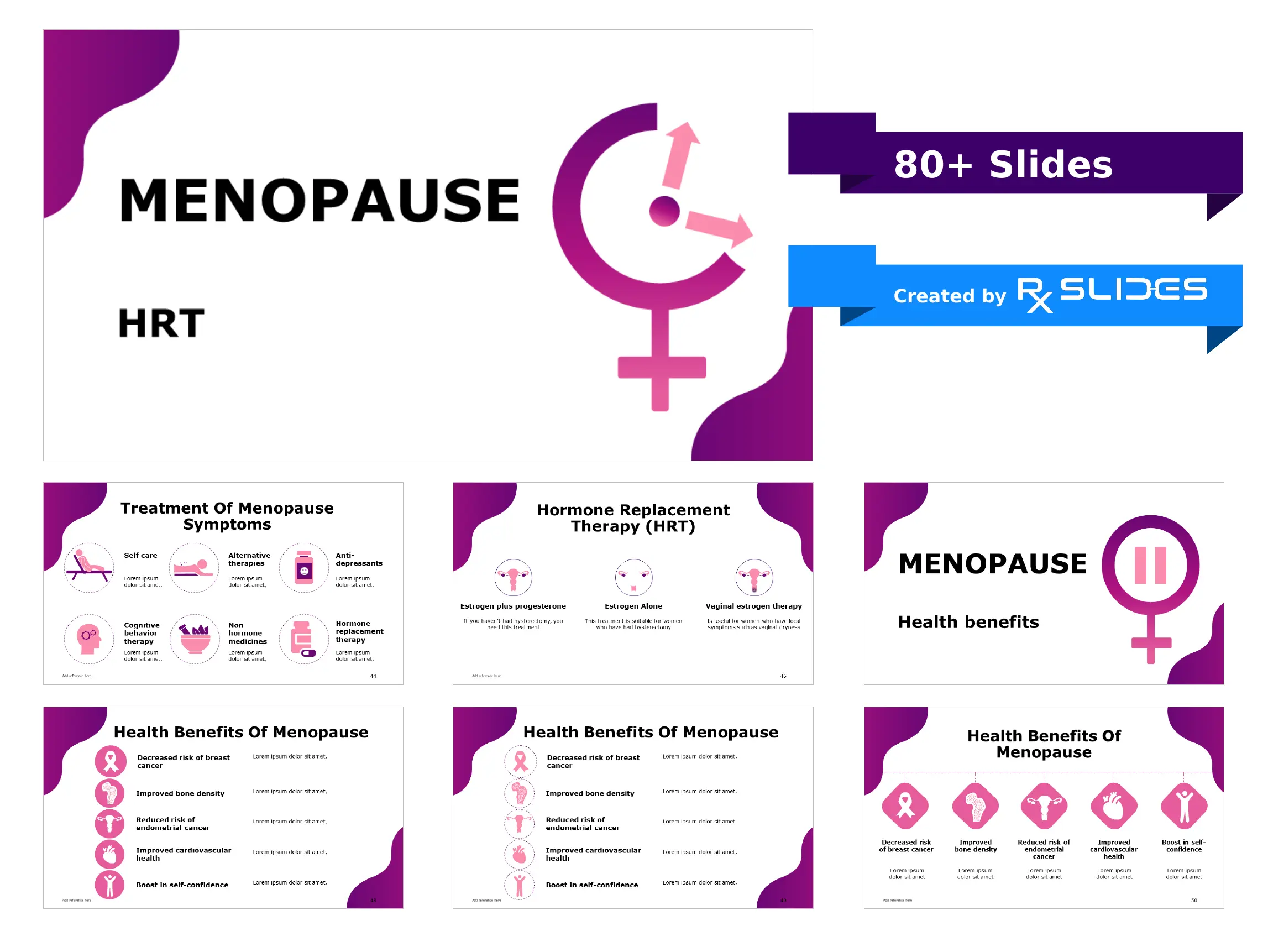 Download Menopause PowerPoint Template|RxSlides