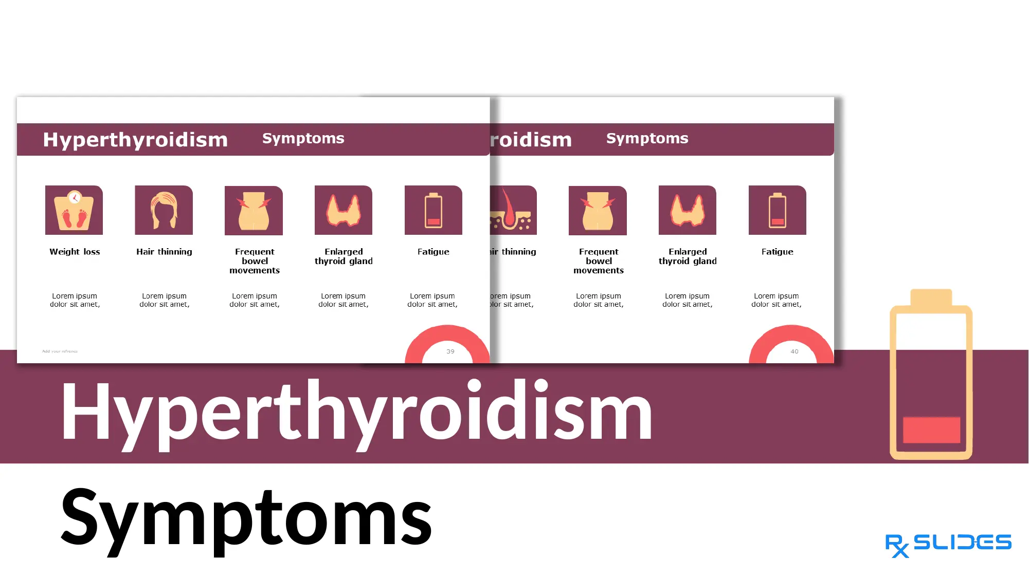 Download Hyperthyroidism PowerPoint Template|RxSlides
