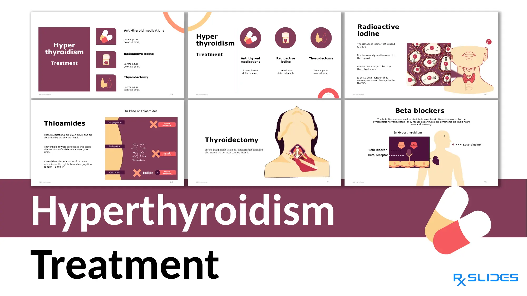 Download Hyperthyroidism PowerPoint Template|RxSlides