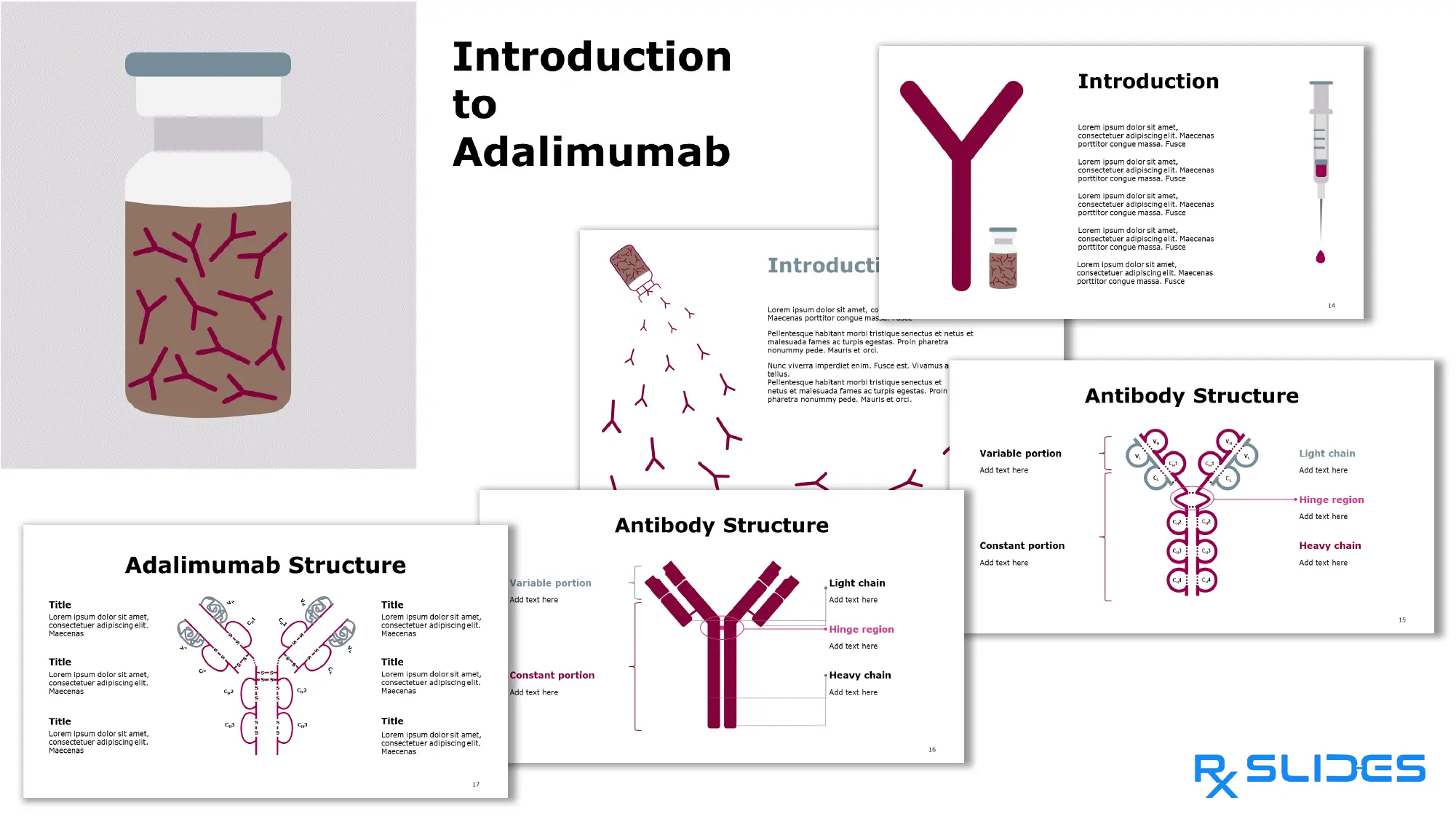 Download Adalimumab PowerPoint Template| RxSlides