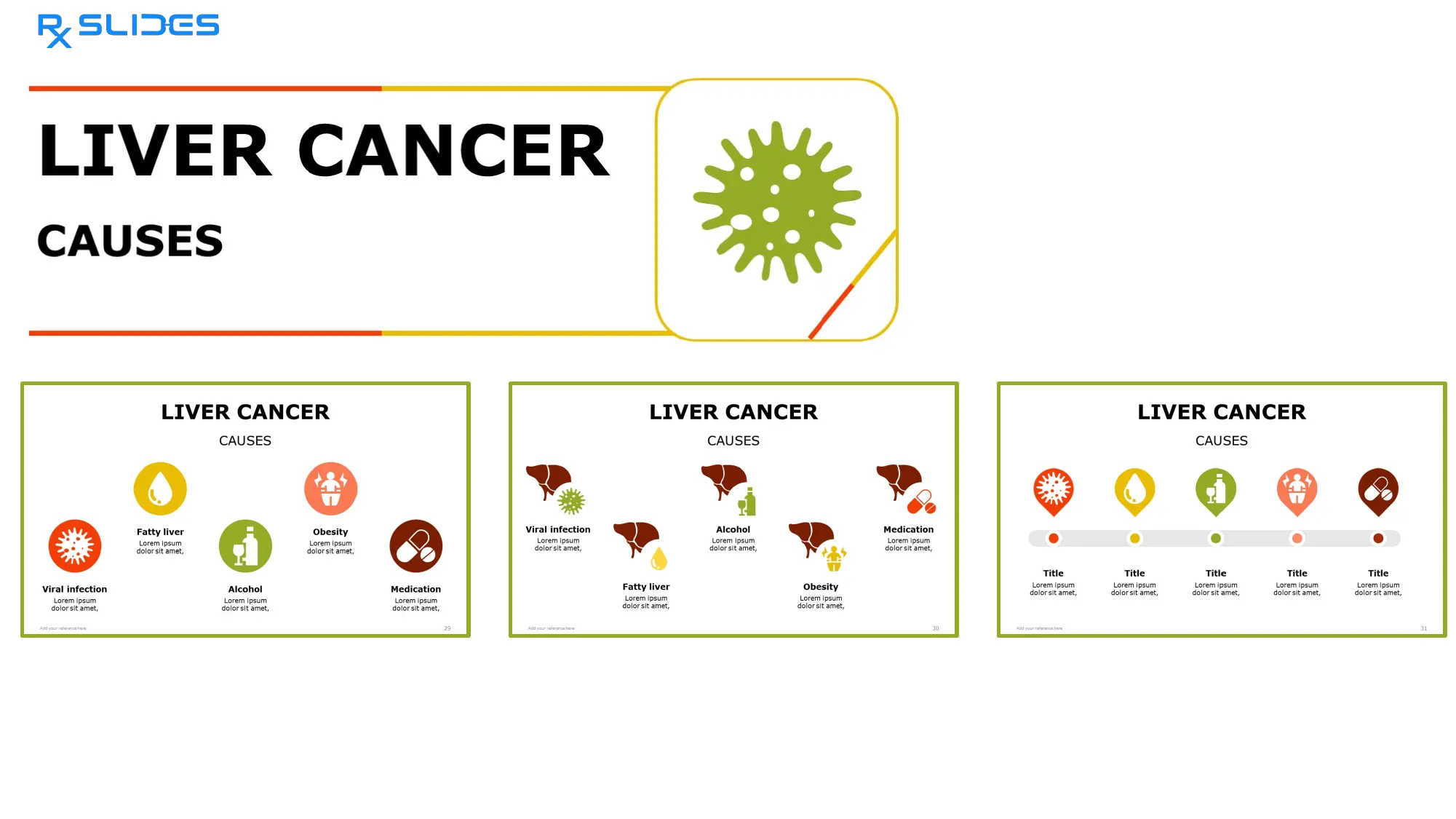 Download liver Cancer PowerPoint Template|