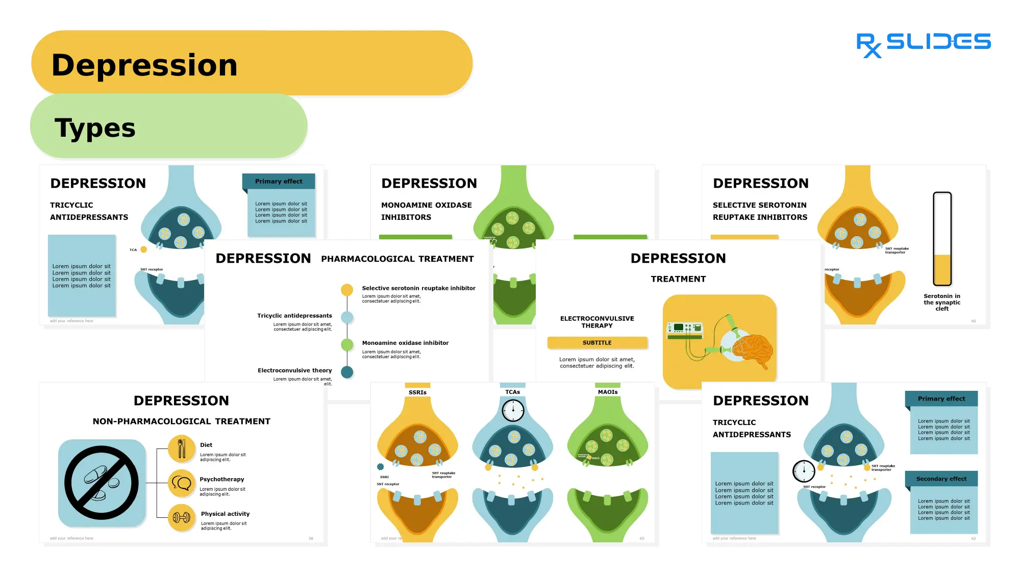 Download Depression PowerPoint Template| RxSlides