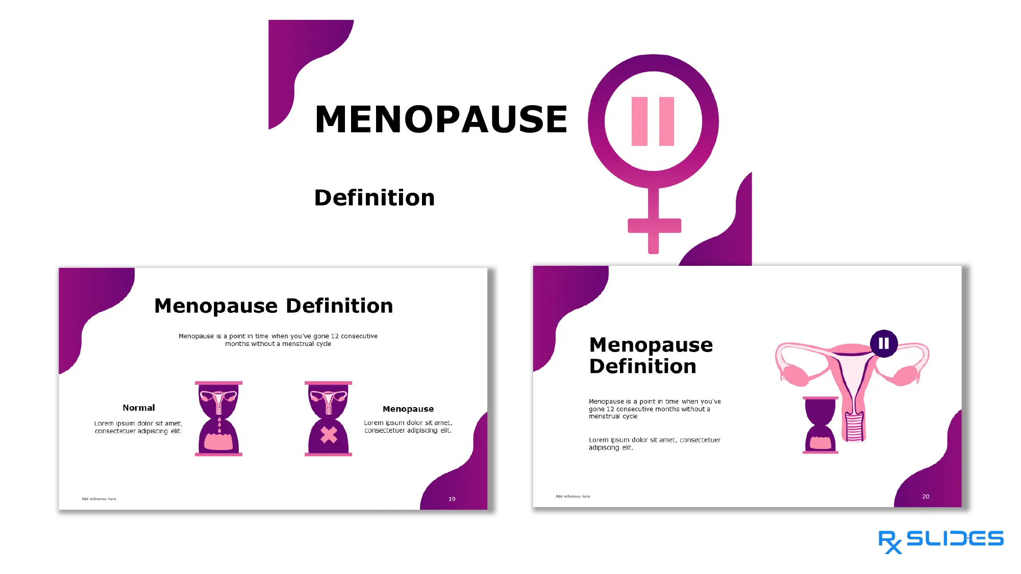 Download Menopause PowerPoint Template|RxSlides