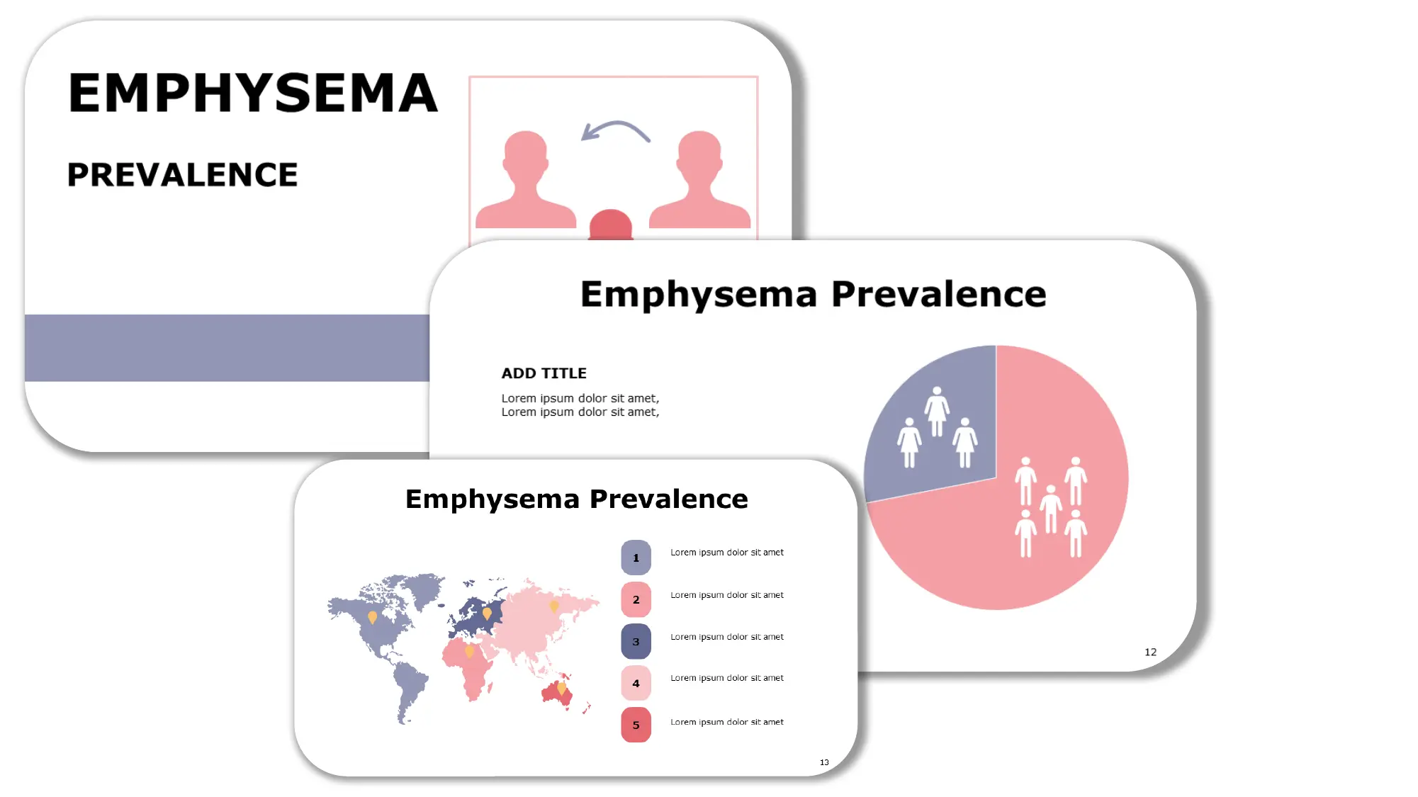 Download Emphysema PowerPoint Template| RxSlides