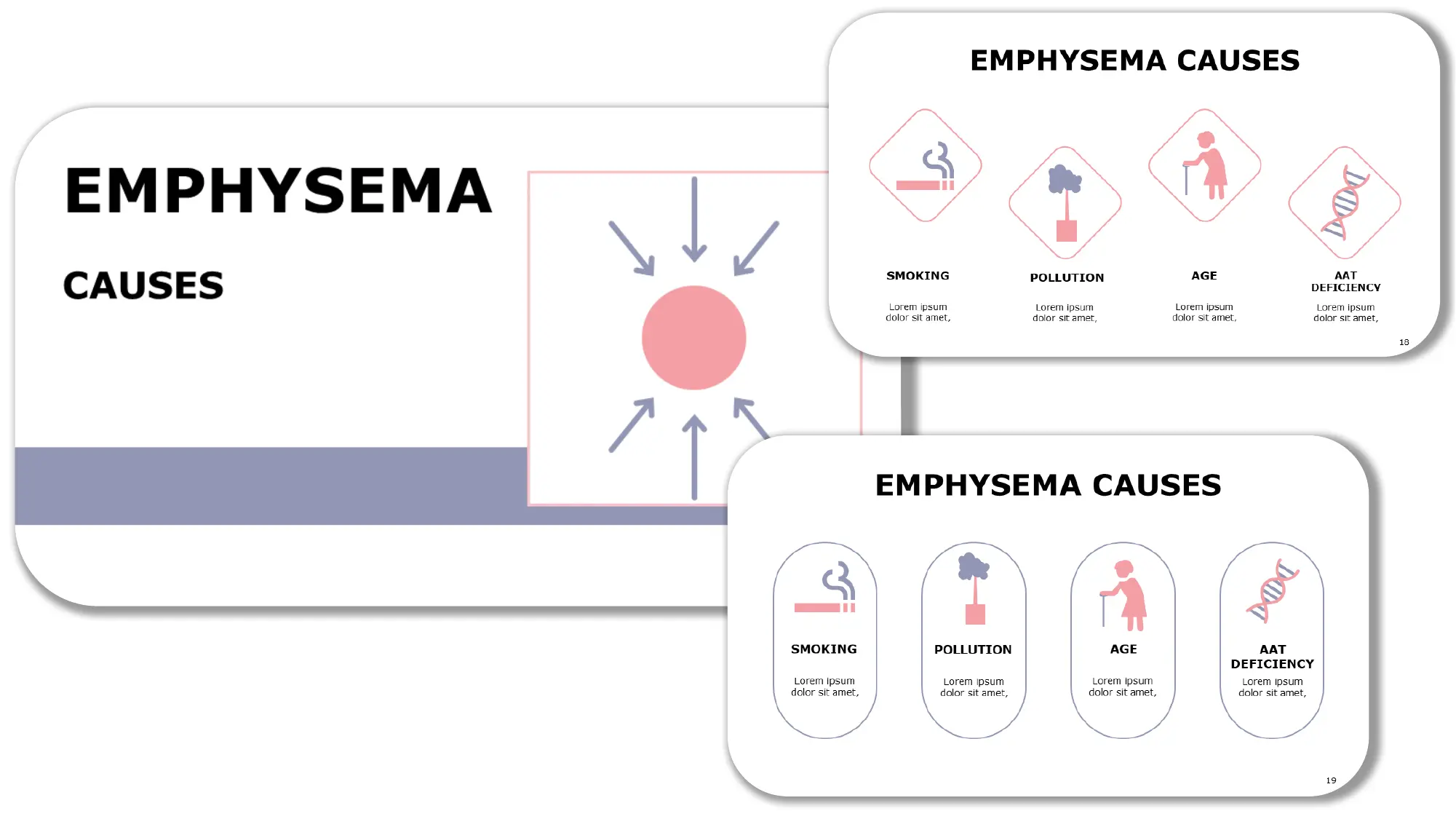 Download Emphysema PowerPoint Template| RxSlides
