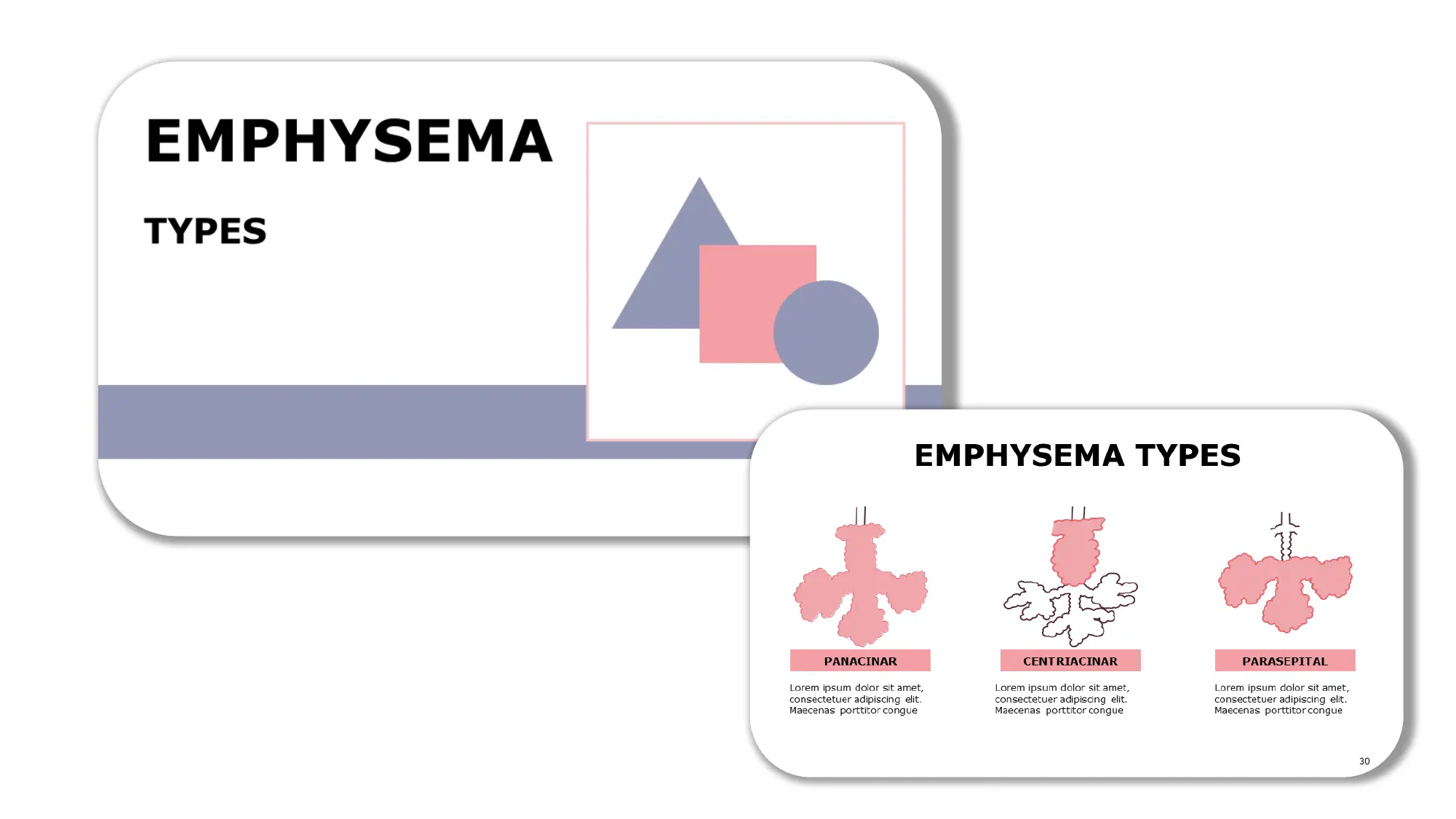 Download Emphysema PowerPoint Template| RxSlides