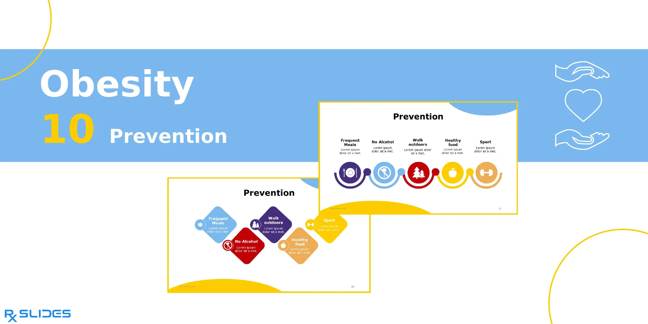 Download Obesity PowerPoint Template| RxSlides