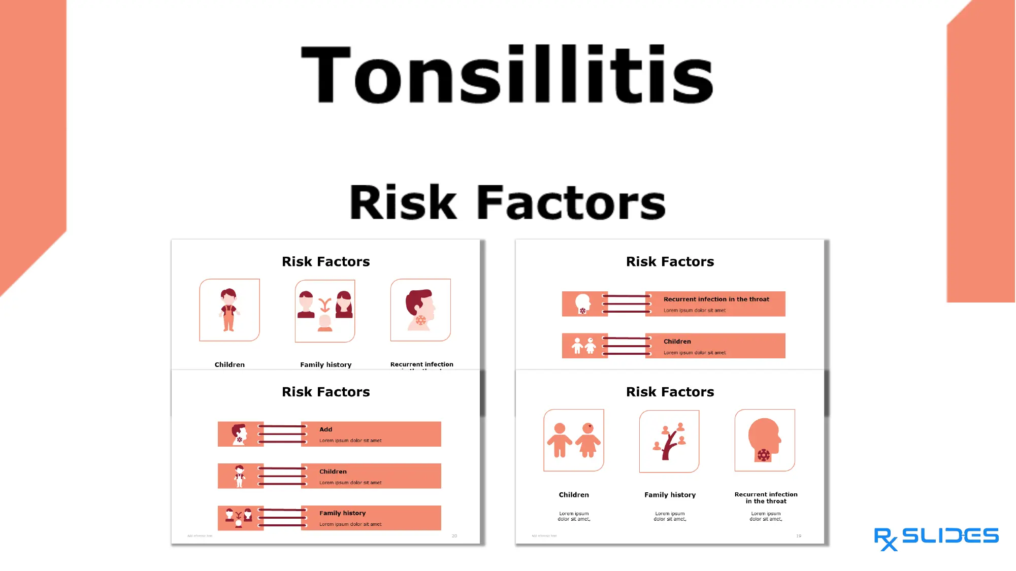 Download Tonsillitis PowerPoint Template| RxSlides