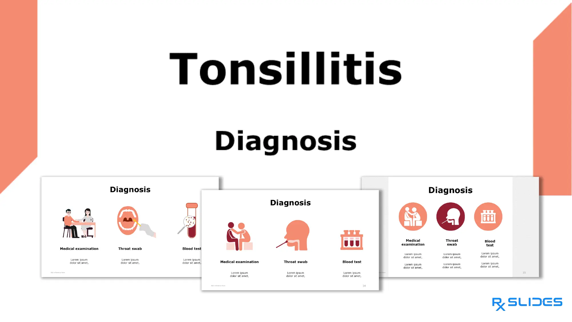 Download Tonsillitis PowerPoint Template| RxSlides
