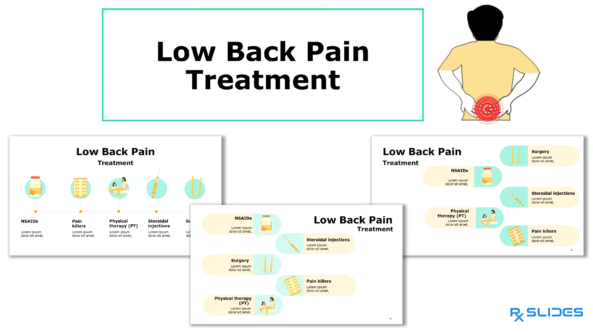Download Low Back Pain PowerPoint Template|RxSlides