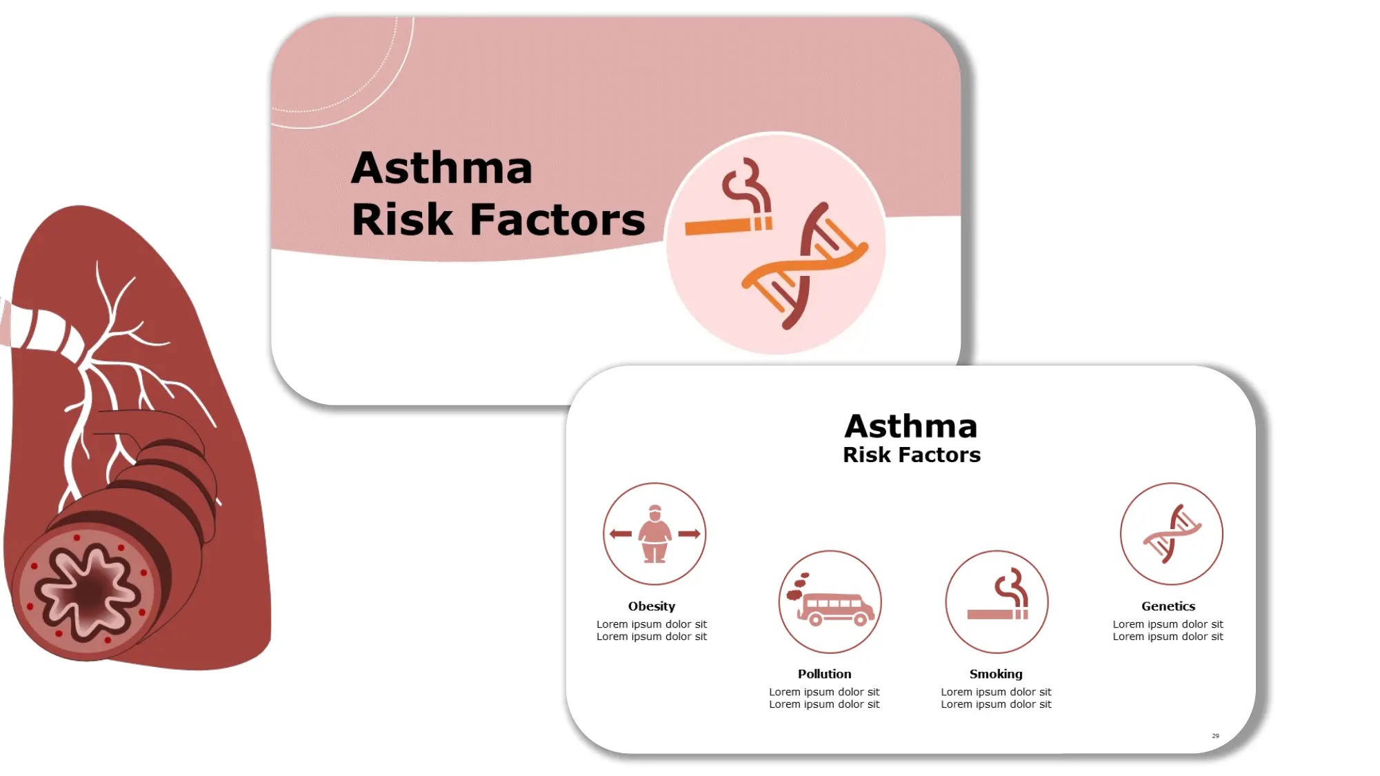 Download Asthma PowerPoint Template 1| RxSlides