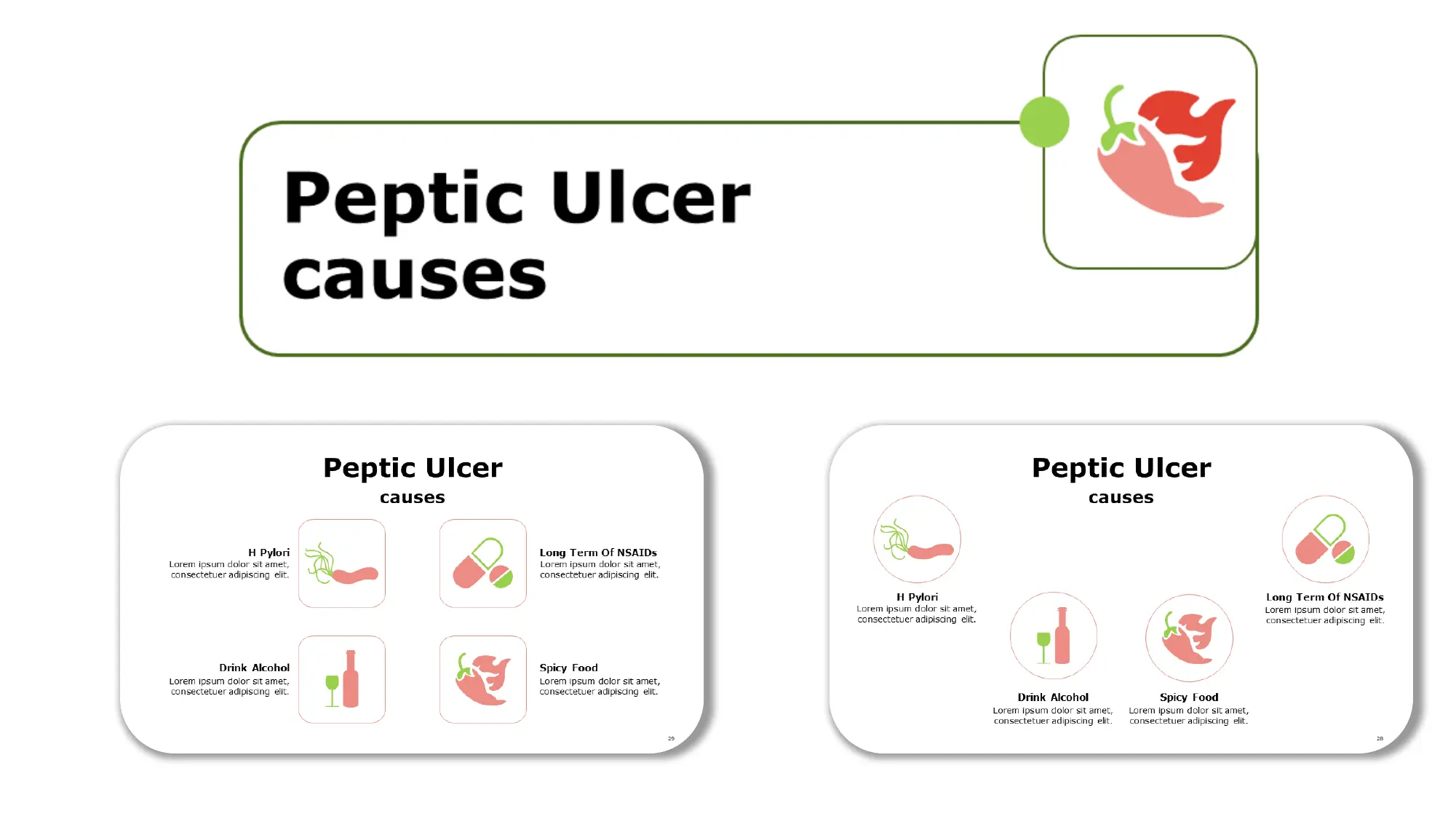 Download Peptic Ulcer PowerPoint Template| RxSlides