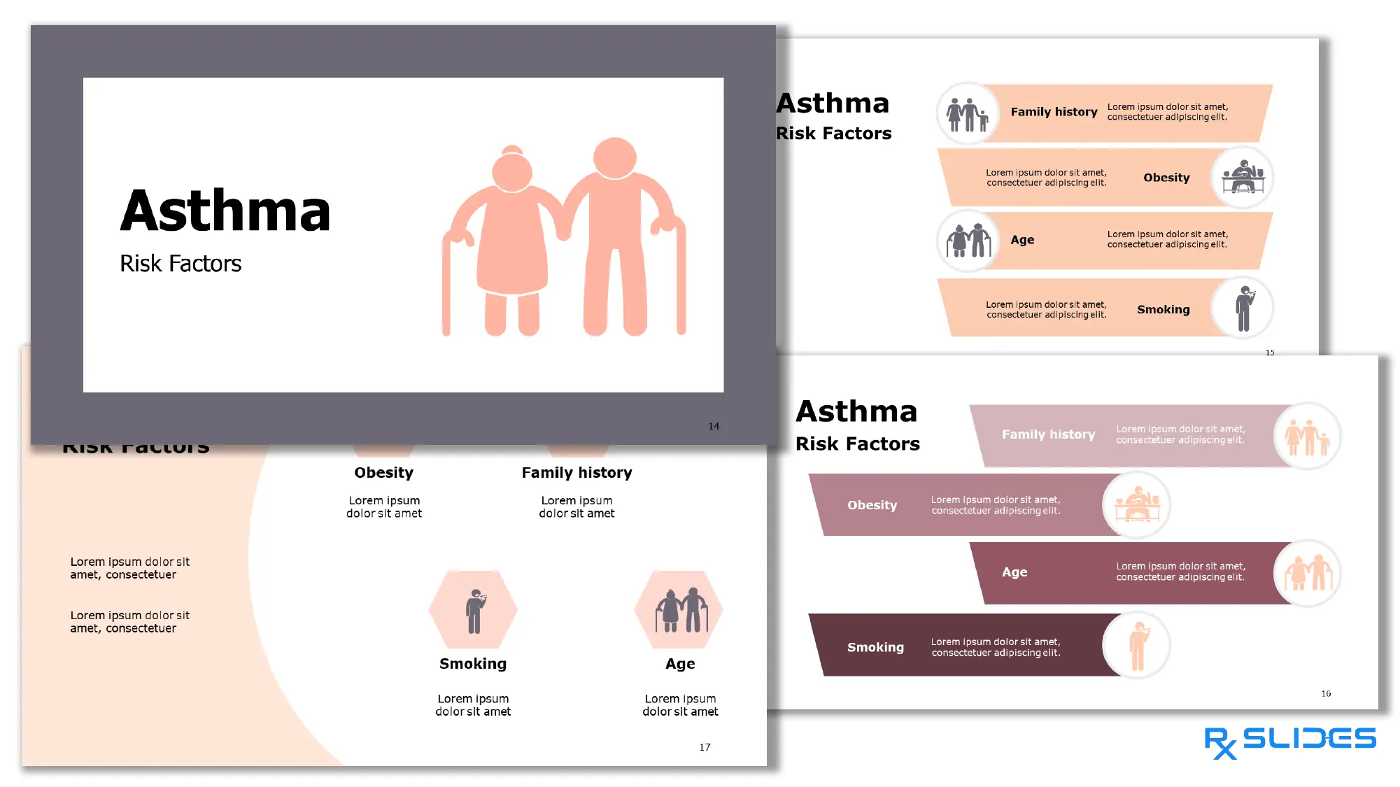 Download Bronchial Asthma PowerPoint Template| RxSlides
