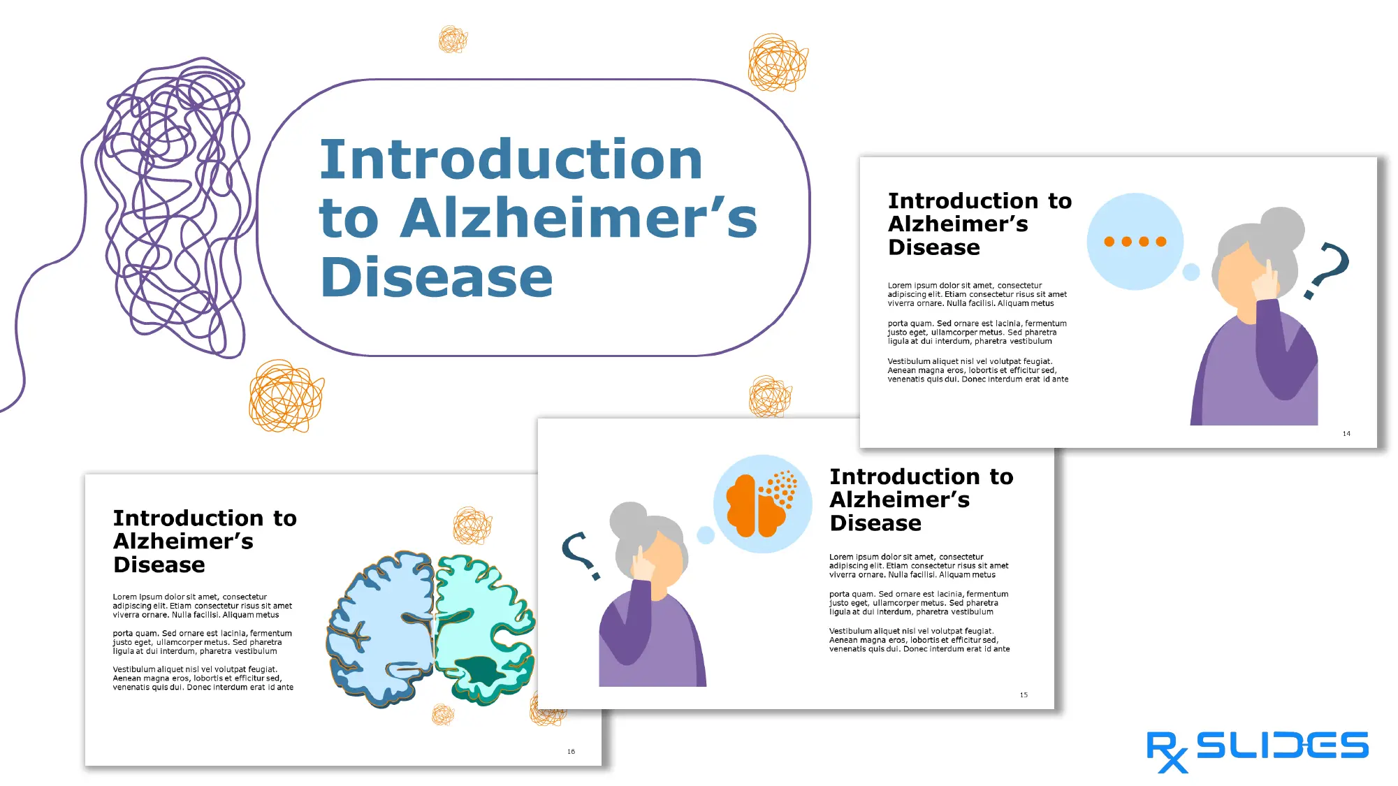 Download Alzheimer's Disease PowerPoint Template| RxSlides
