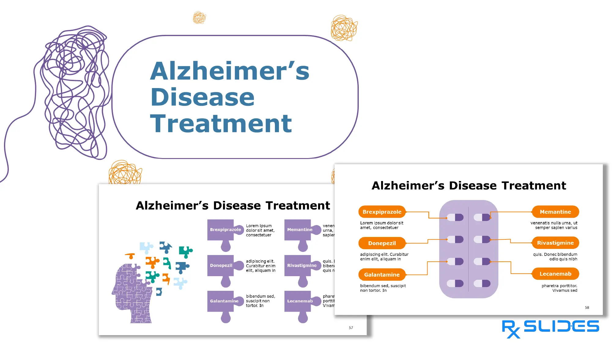 Download Alzheimer's Disease PowerPoint Template| RxSlides