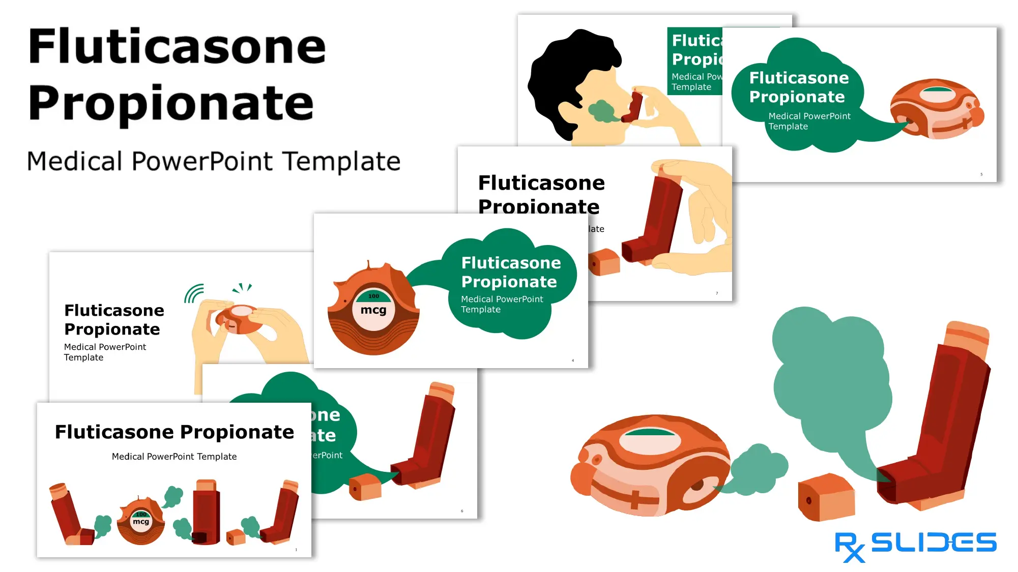 Download Fluticasone Propionate PowerPoint Template | RxSlides