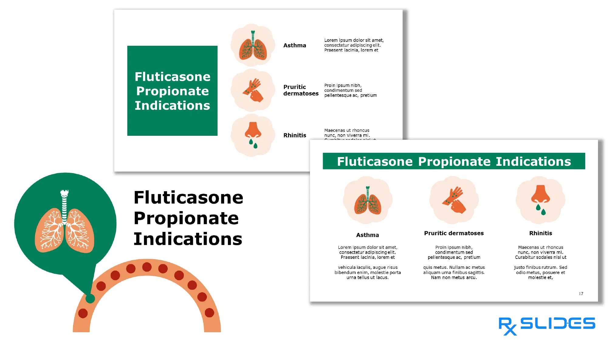 Download Fluticasone Propionate PowerPoint Template | RxSlides