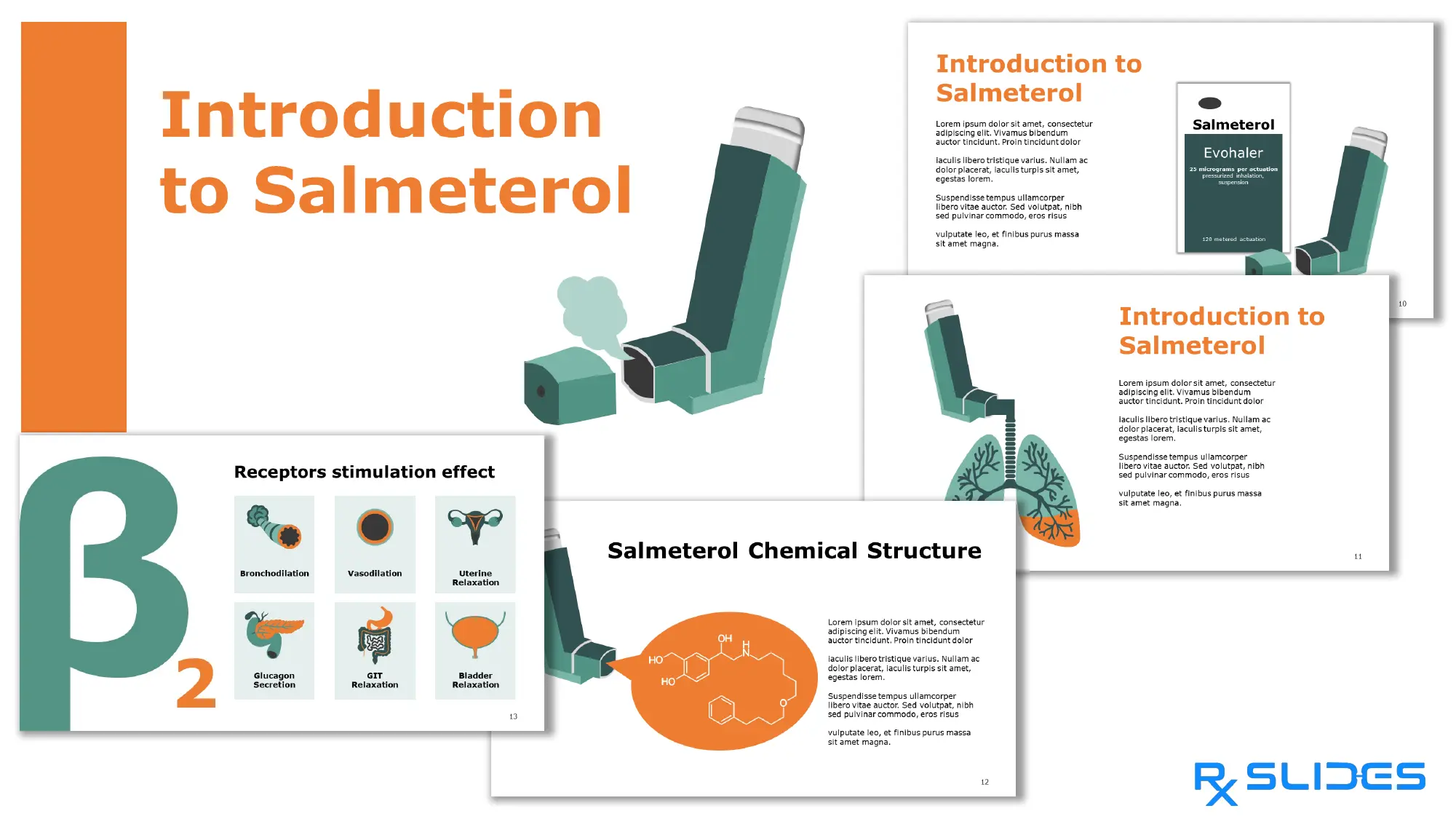 Download Salmeterol PowerPoint Template|RxSlides