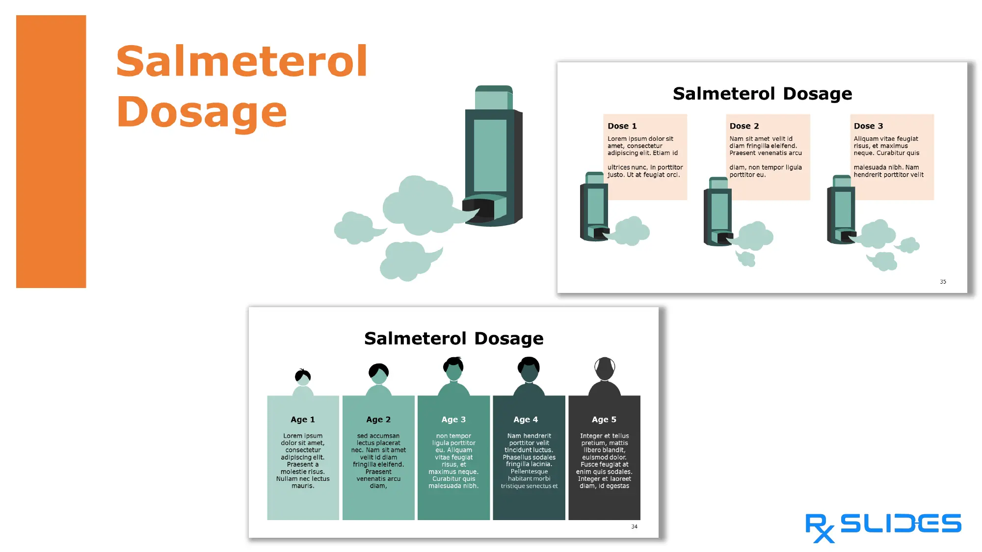 Download Salmeterol PowerPoint Template|RxSlides